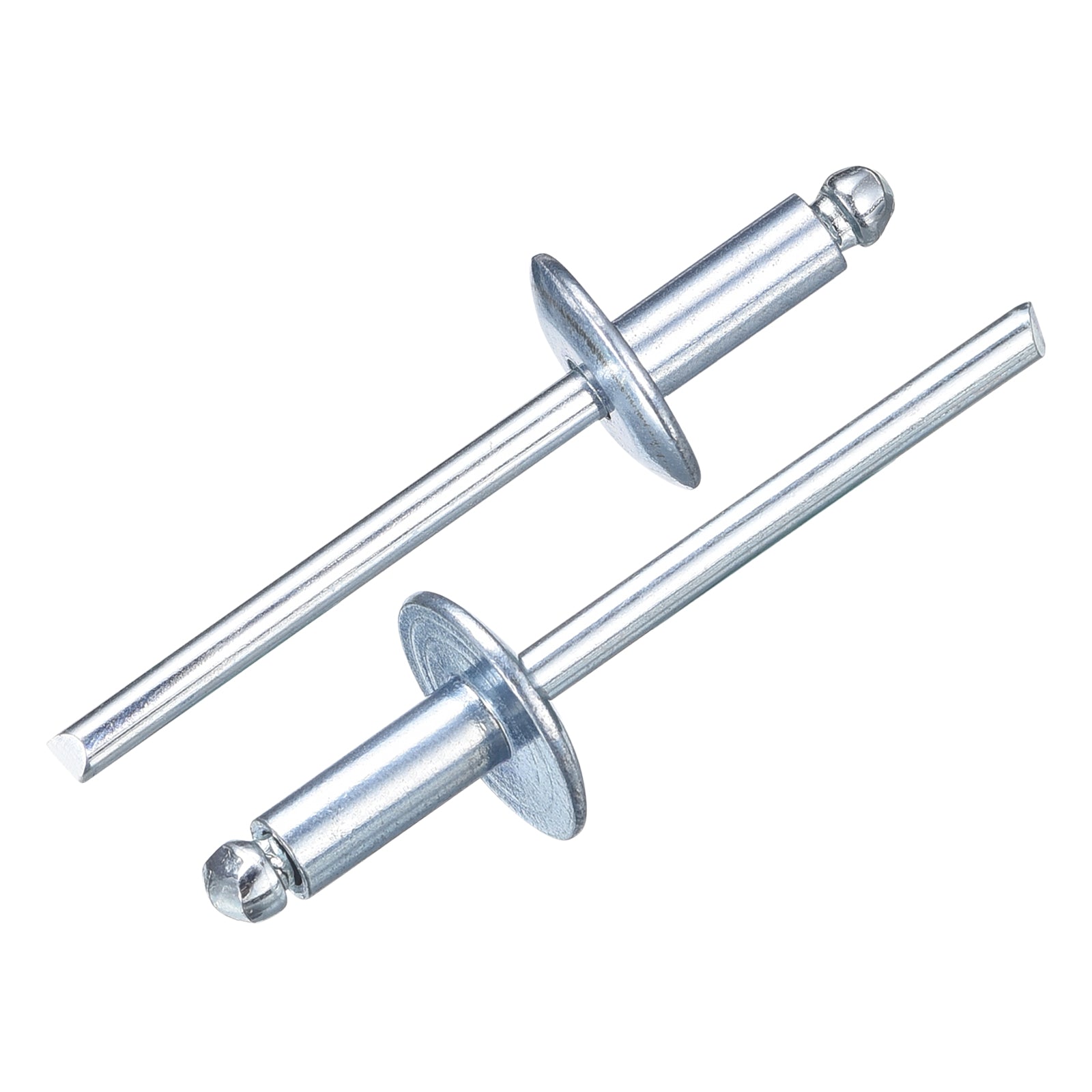 Uxcell Aluminum Blind Rivets, Aluminum Grip and Steel Mandrel, Large ...