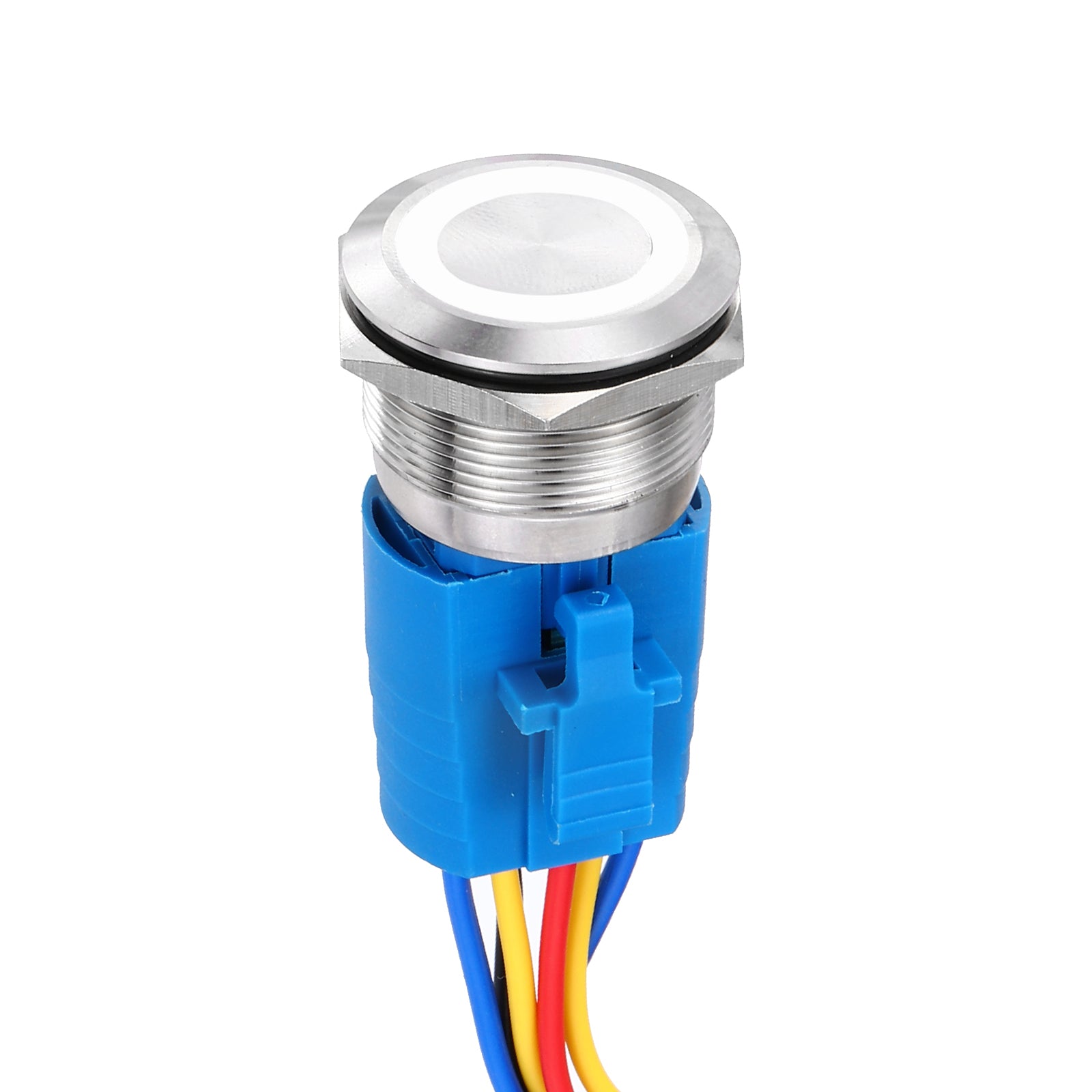 Stainless Steel Momentary Push Button Switch Shell with Cable Socket ...