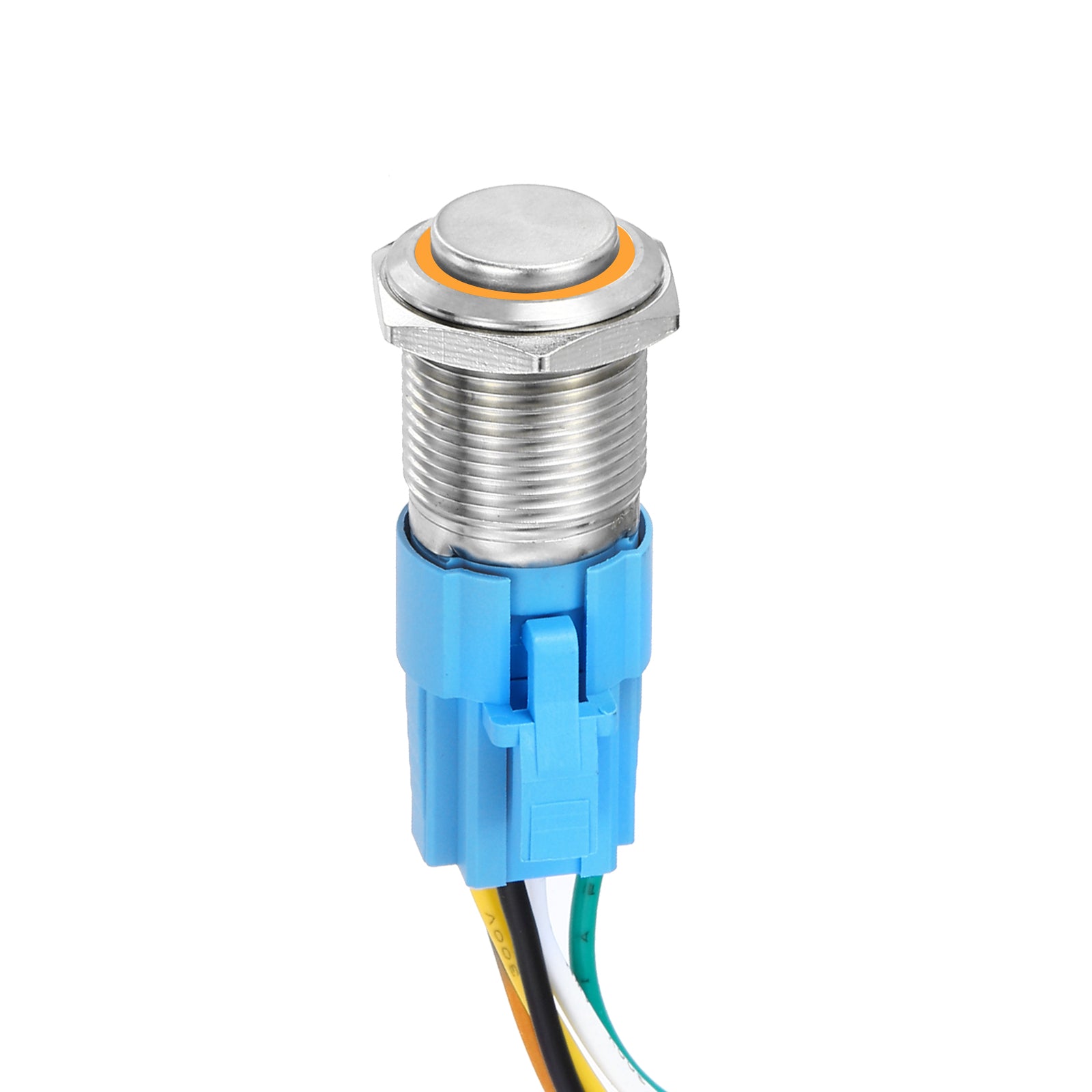 Stainless Steel Momentary Push Button Switch Shell Pin with Cable ...