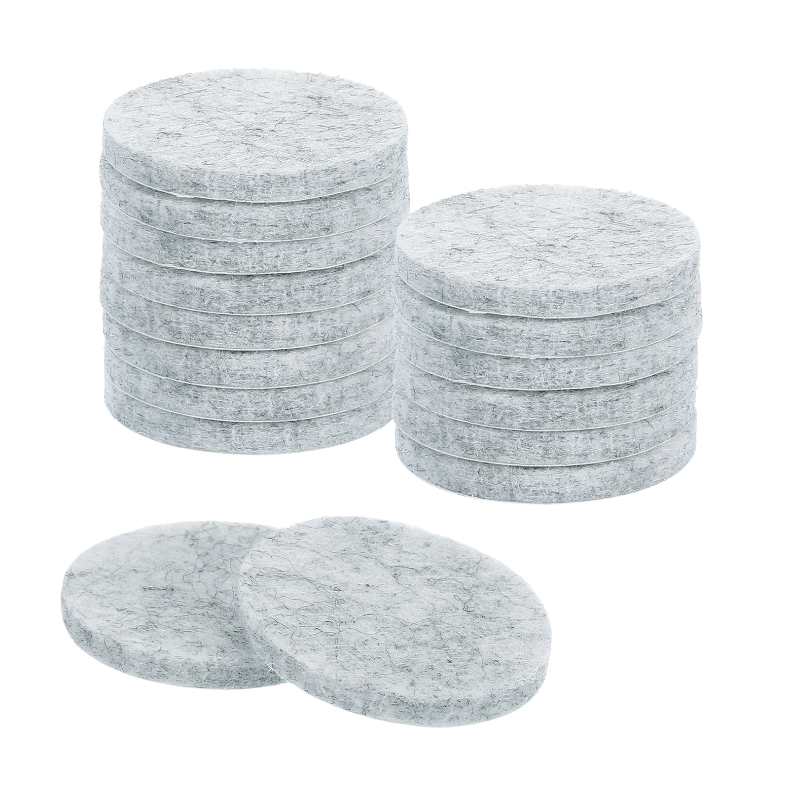 Uxcell Round Felt Furniture Pads, 16Pcs 1" x 0.12" Adhesive Felt Pad ...