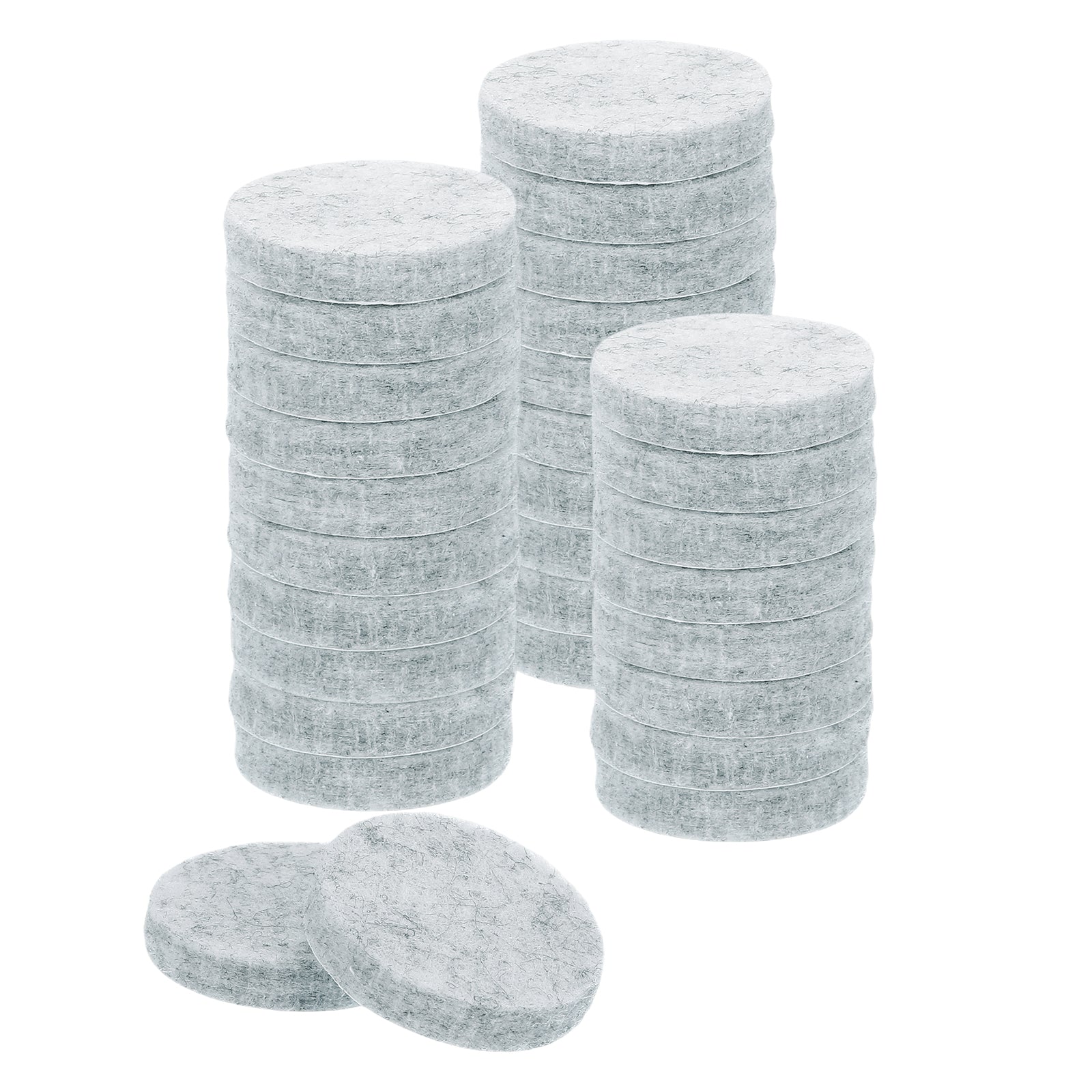 Uxcell Round Felt Furniture Pads, 30Pcs 1" x 0.2" Adhesive Felt Pad ...