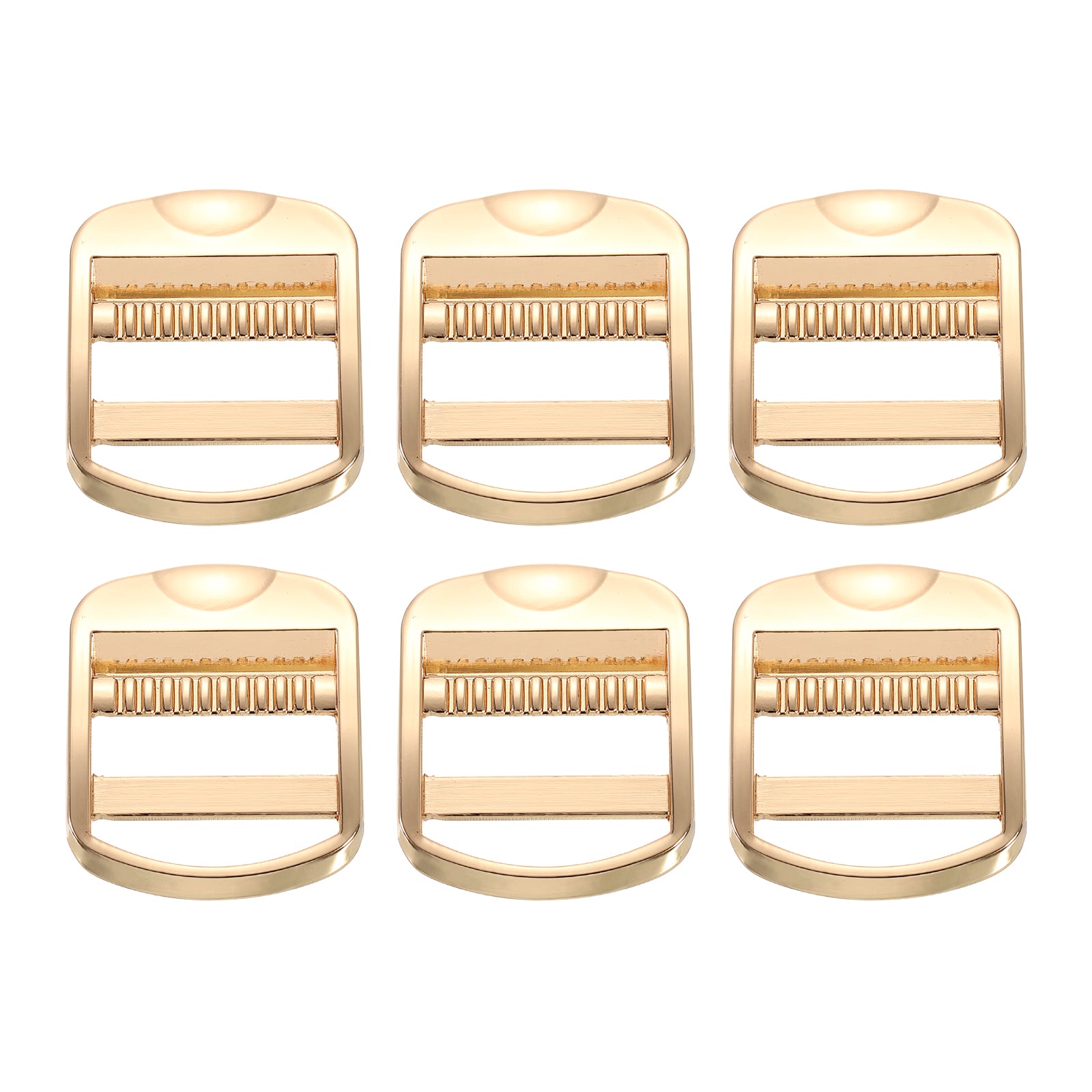 6 Pack Metal Ladder Lock Buckle, Tri-Glide Slider Buckle Adjustable ...