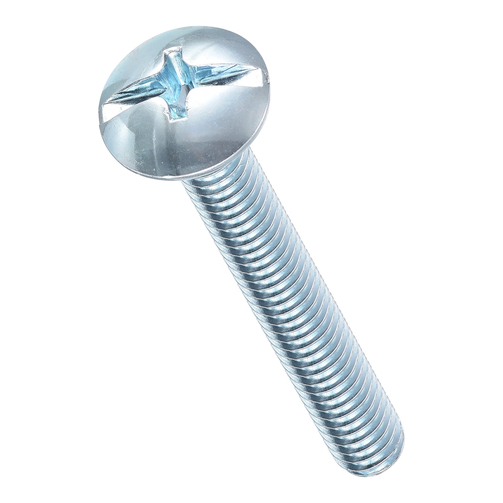 Machine Screws Phillips Combo Head(1/4"-20x2") 100Pcs, Blue White ...