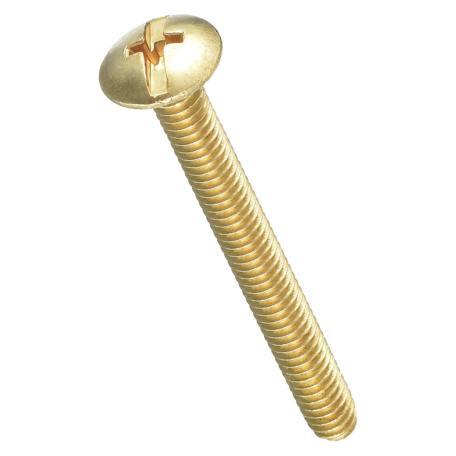 Machine Screws Phillips Combo Head(#8-32x1-1/2") 25Pcs, Yellow | Harfington