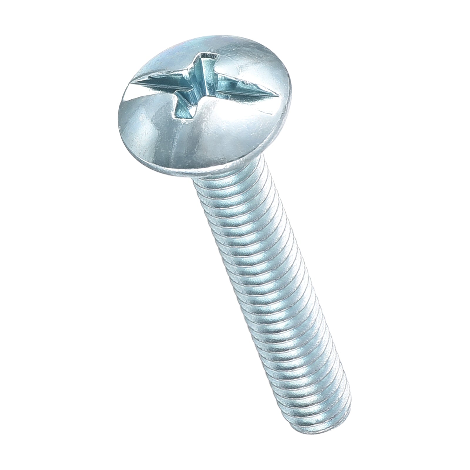 Machine Screws Phillips Combo Head(#8-32x1") 30Pcs, Blue White | Harfington