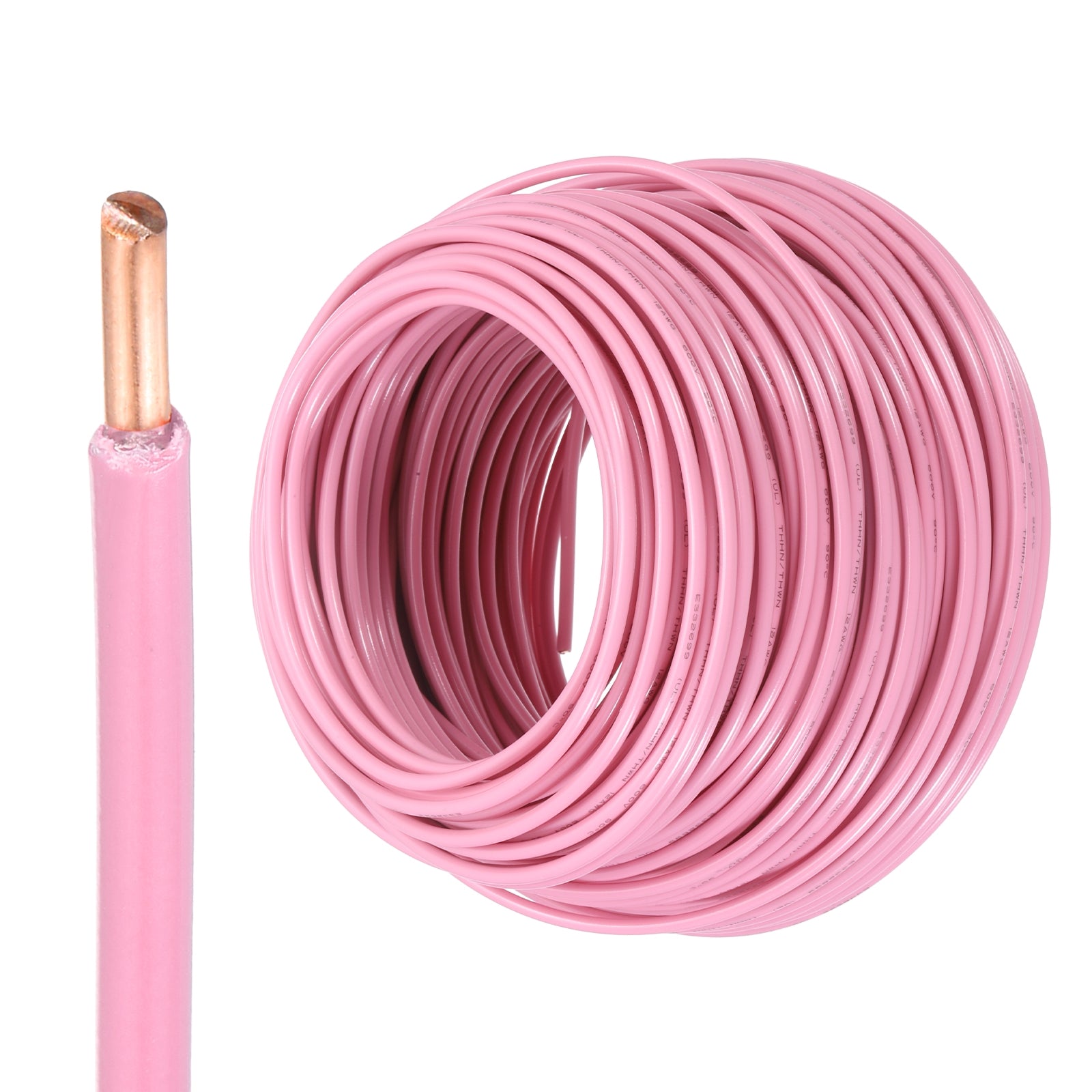 150 Feet Electrical Wire Insulated Solid Copper 12AWG Hook Up Wire ...