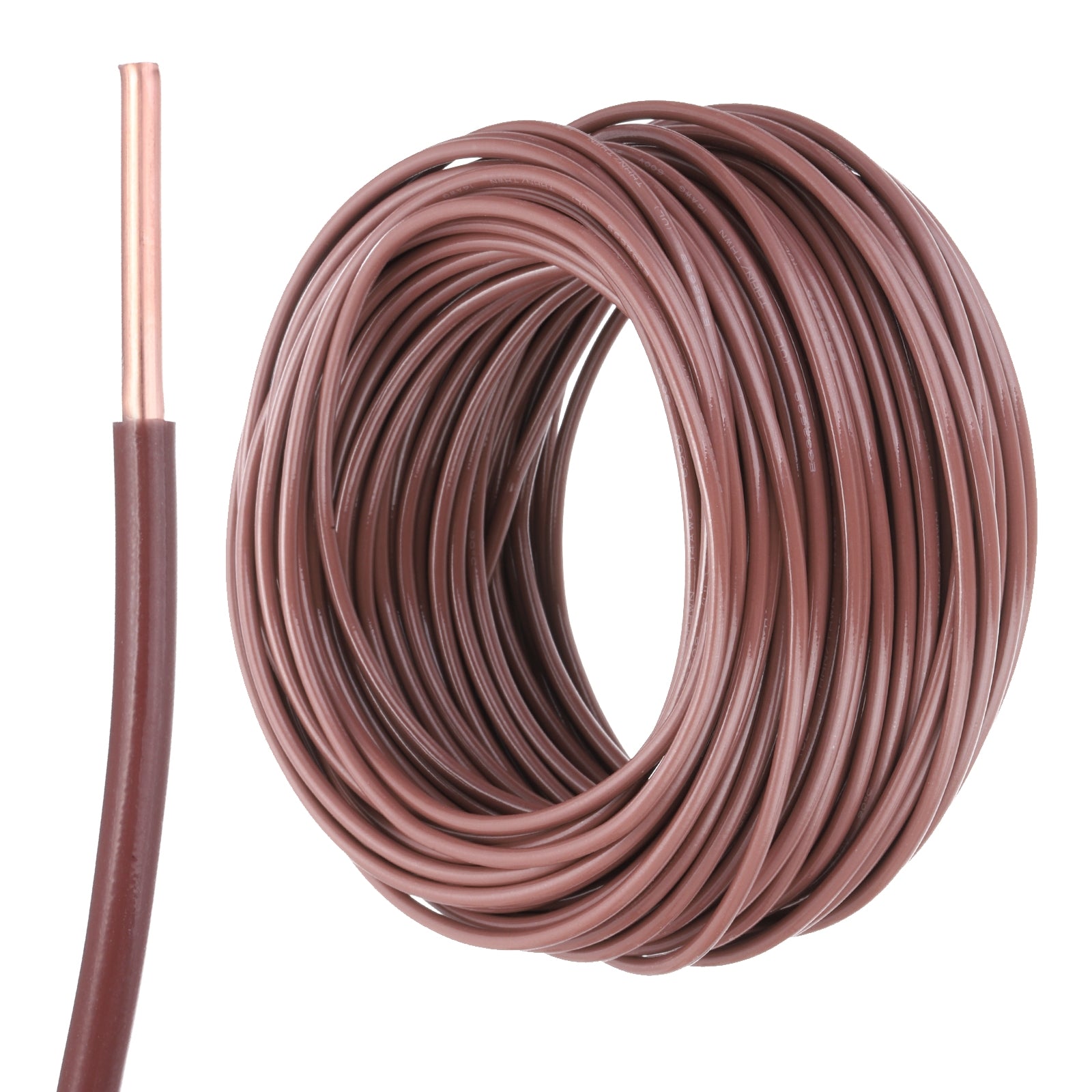 100 Feet Electrical Wire Insulated Solid Copper 14AWG Hook Up Wire ...