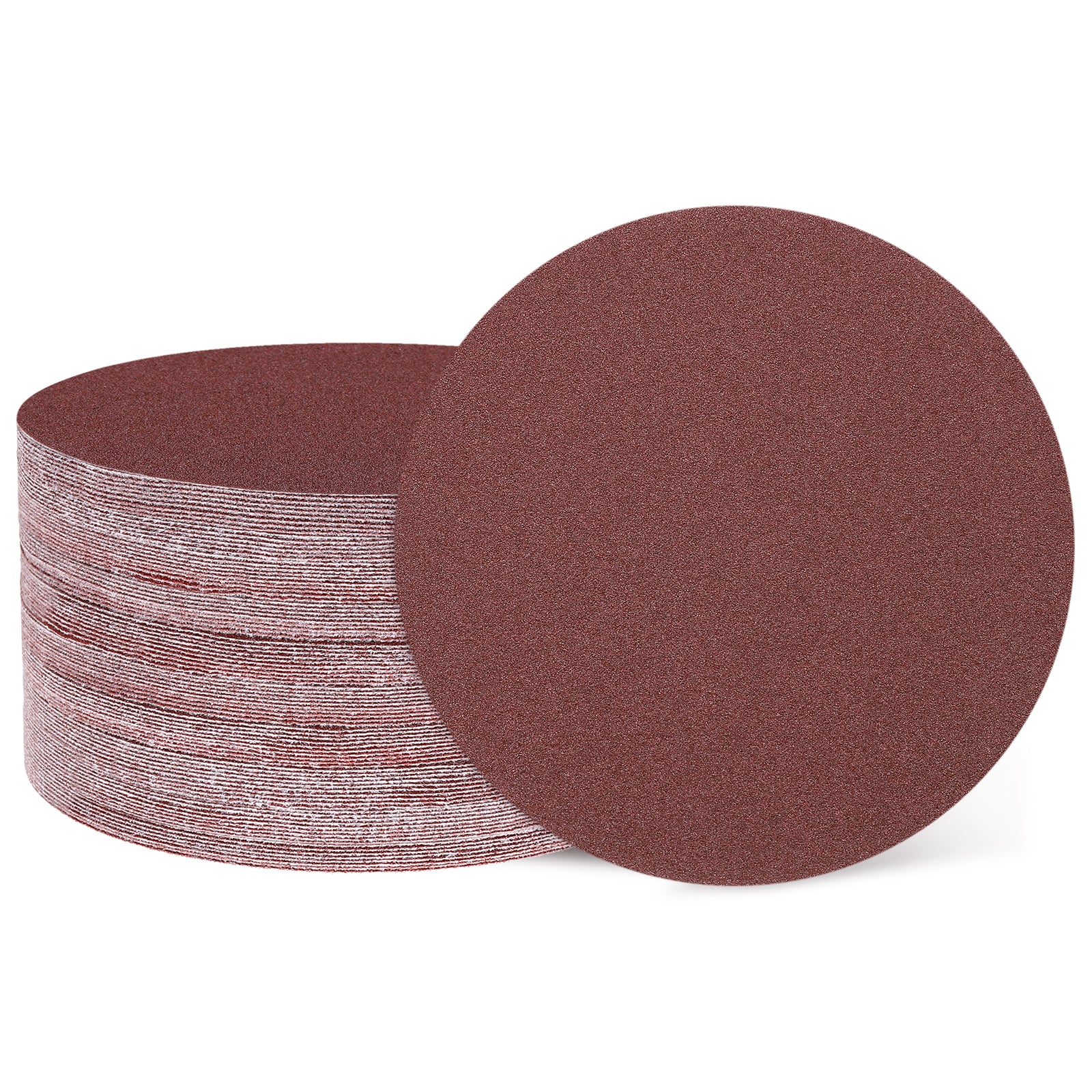 50 Pcs 8 Inch Sanding Disc 80 Grit Hook and Loop Sandpaper | Harfington