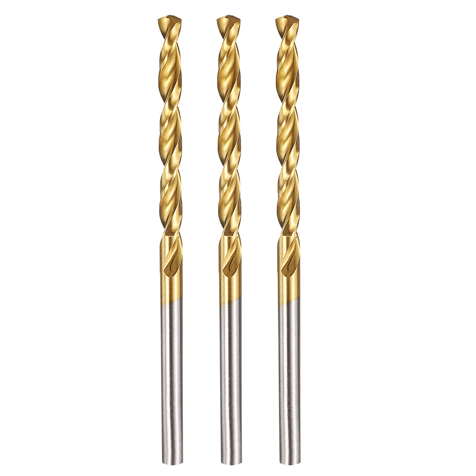 3pcs Drill Bit - 3.2mm HSS Cobalt TiN for Woodworking Handicraft Use ...