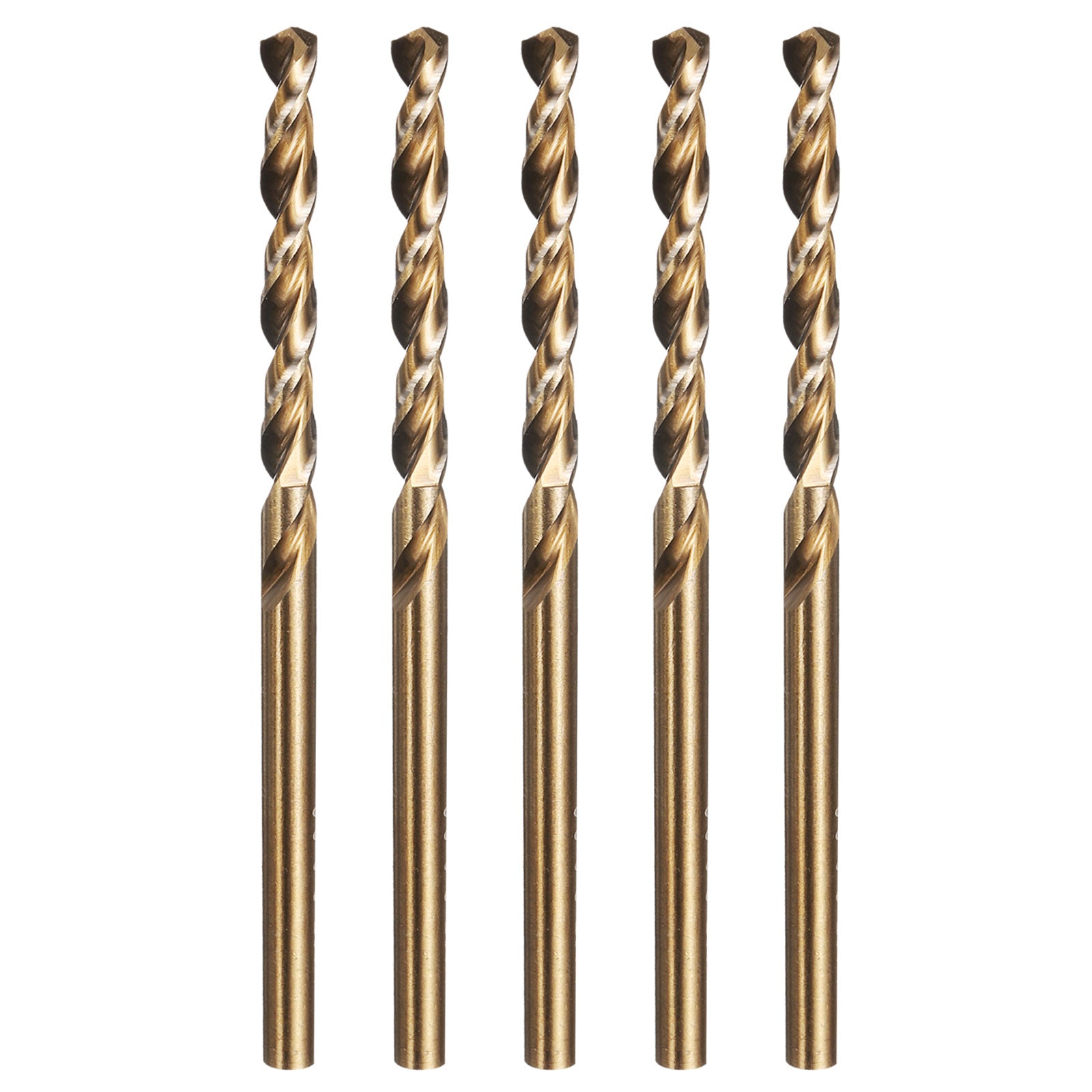 5pcs Drill Bit - 3.5mm HSS Cobalt Gold for Woodworking Handicraft Use ...