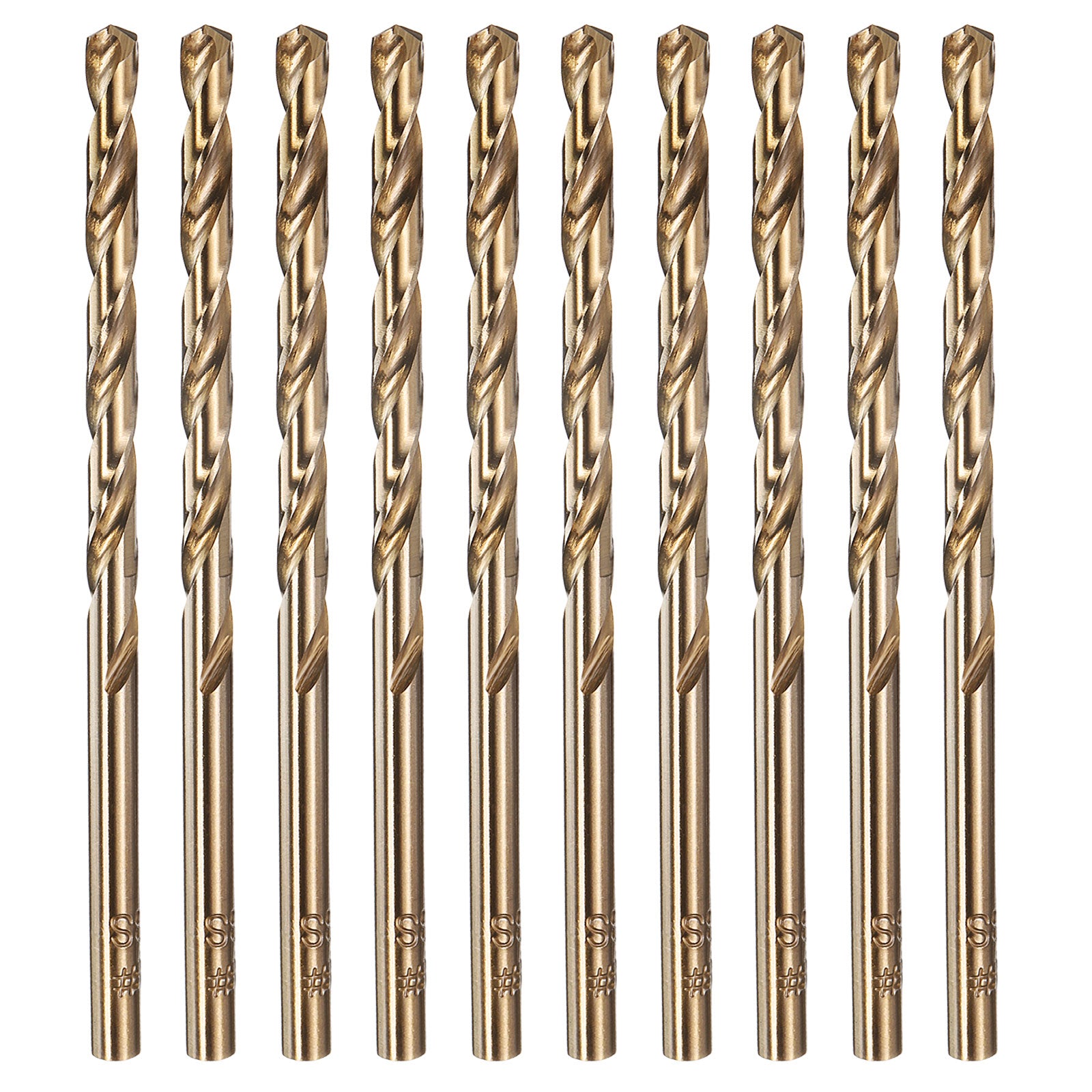 10pcs Drill Bit - #24 4341 HSS Gold Woodworking Handicraft | Harfington