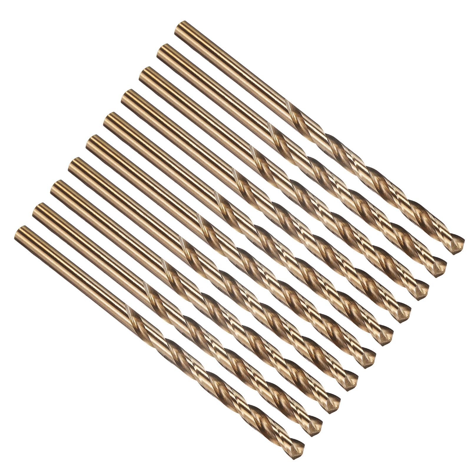 #19 Drill Bit Straight Shank 135° 4341 HSS Gold Finish - 10 Pack ...