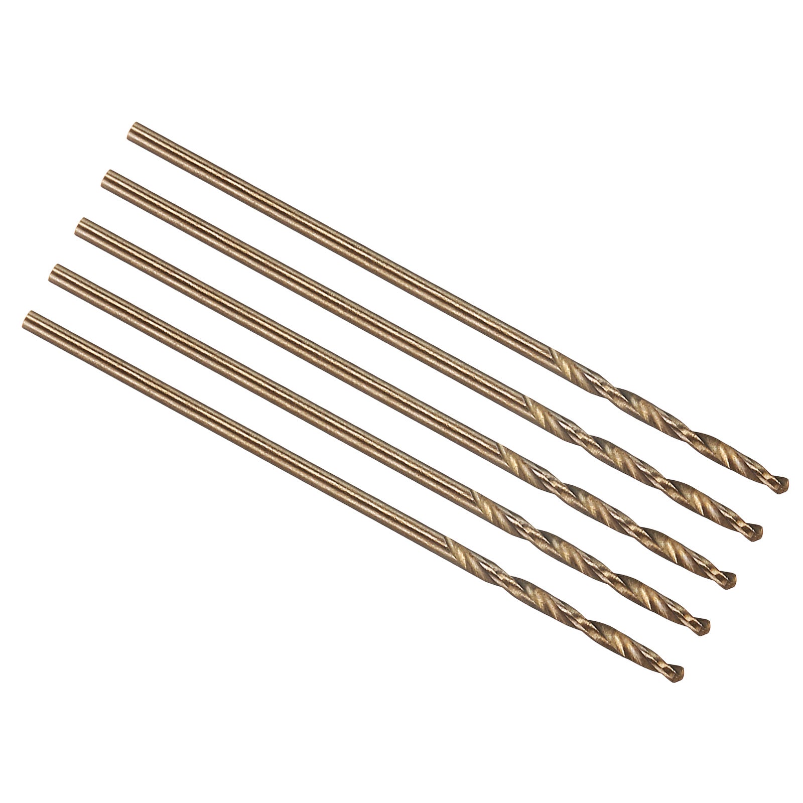#55 Drill Bit Straight Shank 118° 4341 HSS Gold Finish - 5 Pack ...