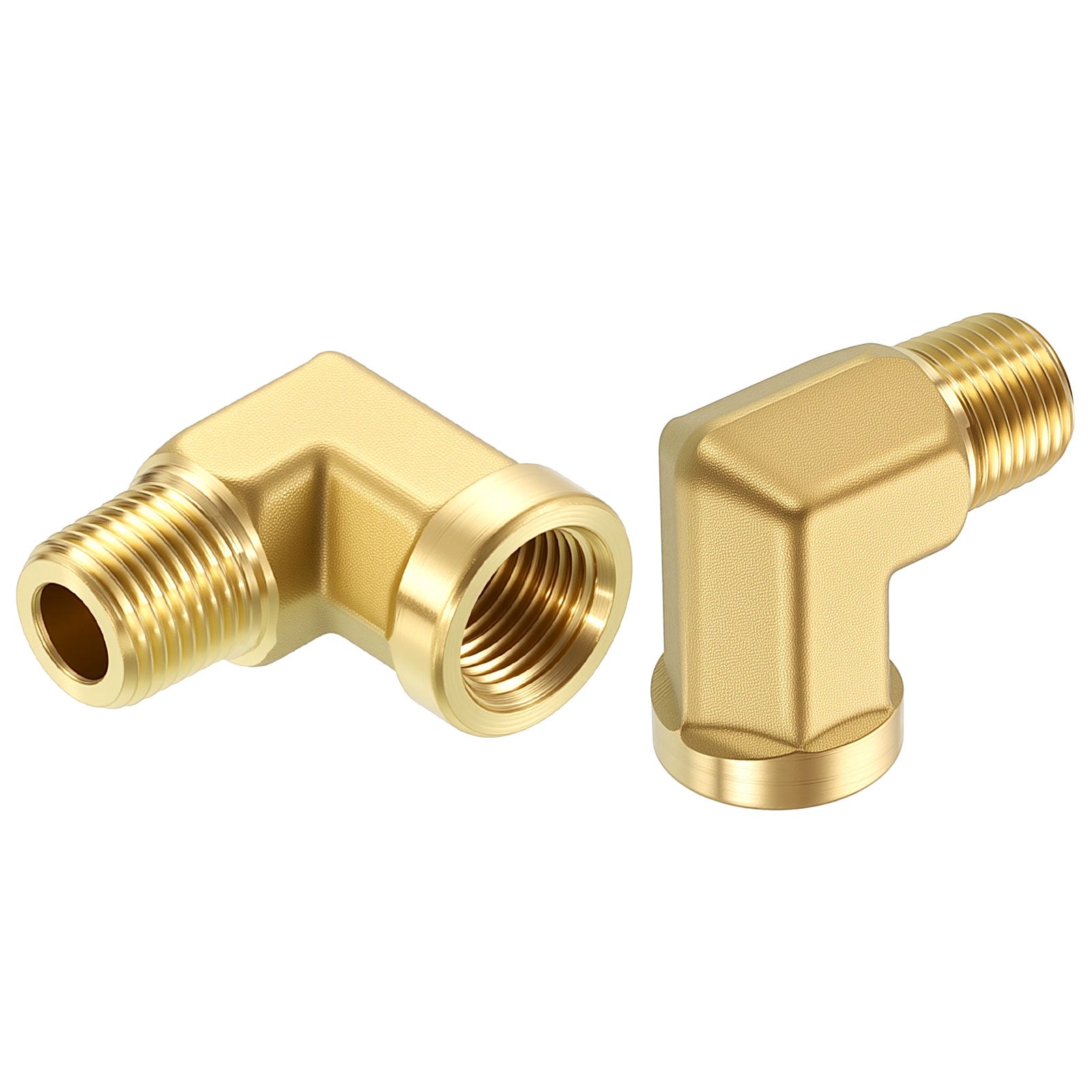 2 Pack 90° FeMale to Male Adapter, 1/8" NTP Female x 1/8" NTP Male ...