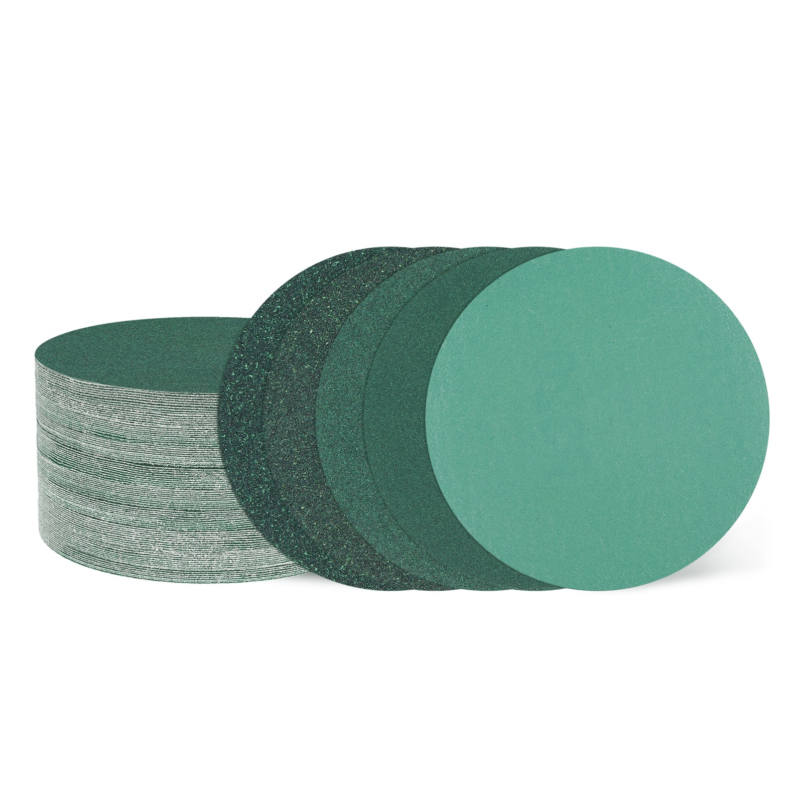 50 Pcs 3 Inch Sanding Disc 80/120/150/180/240 Grit Sandpaper, Green ...