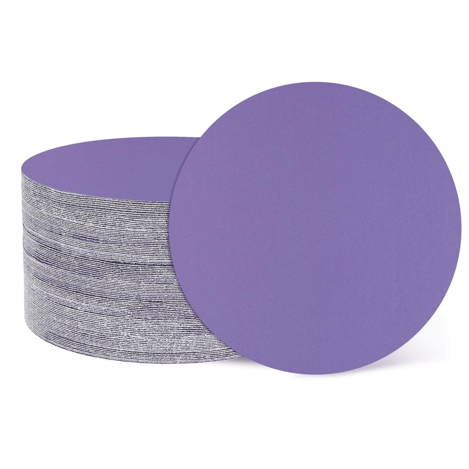 50 Pcs 5 Inch Sanding Disc 400 Grit Hook and Loop Sandpaper, Purple ...