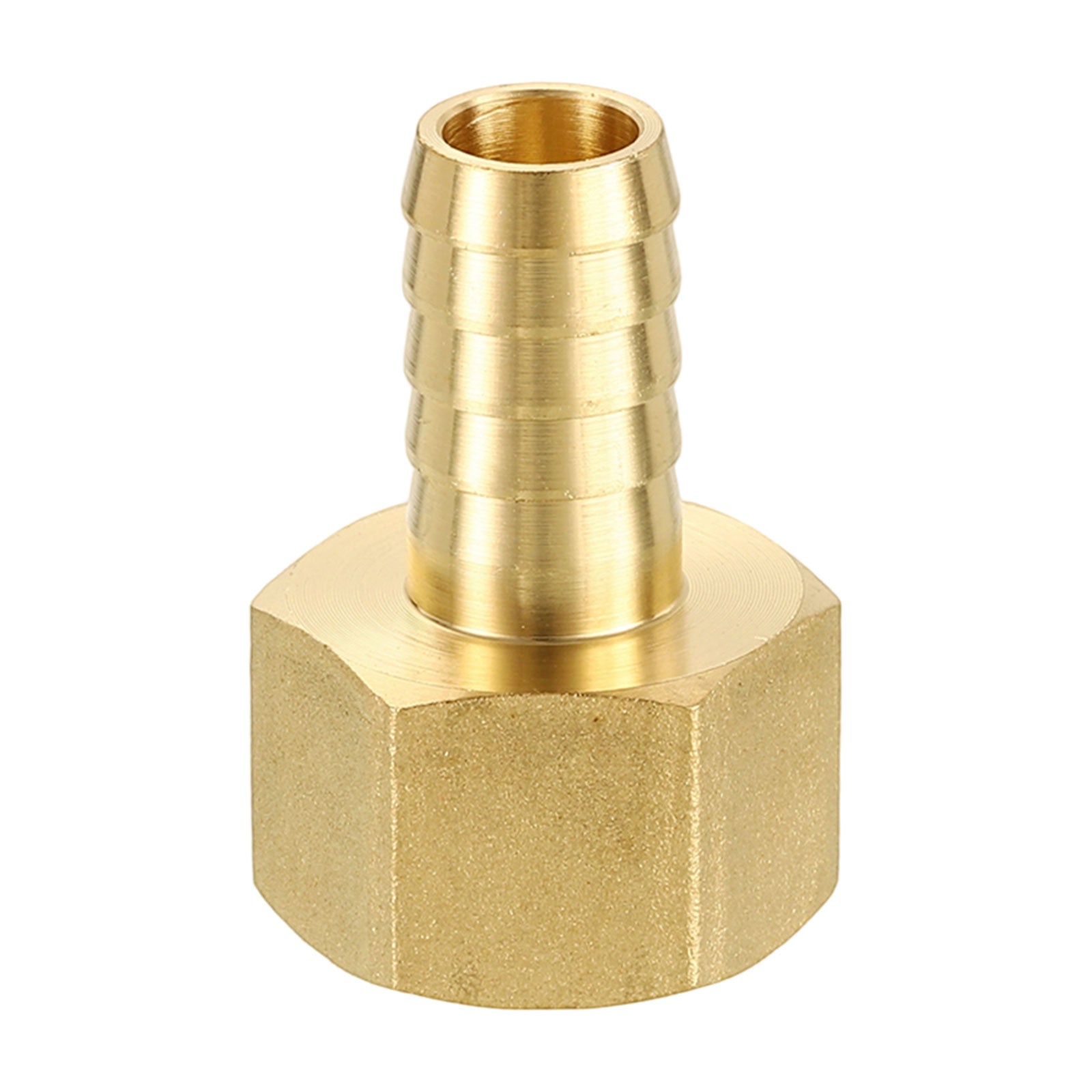 1 Pack Brass Hose Barb to G Female Adapter, 12mm Barb x 1/2" G Female ...