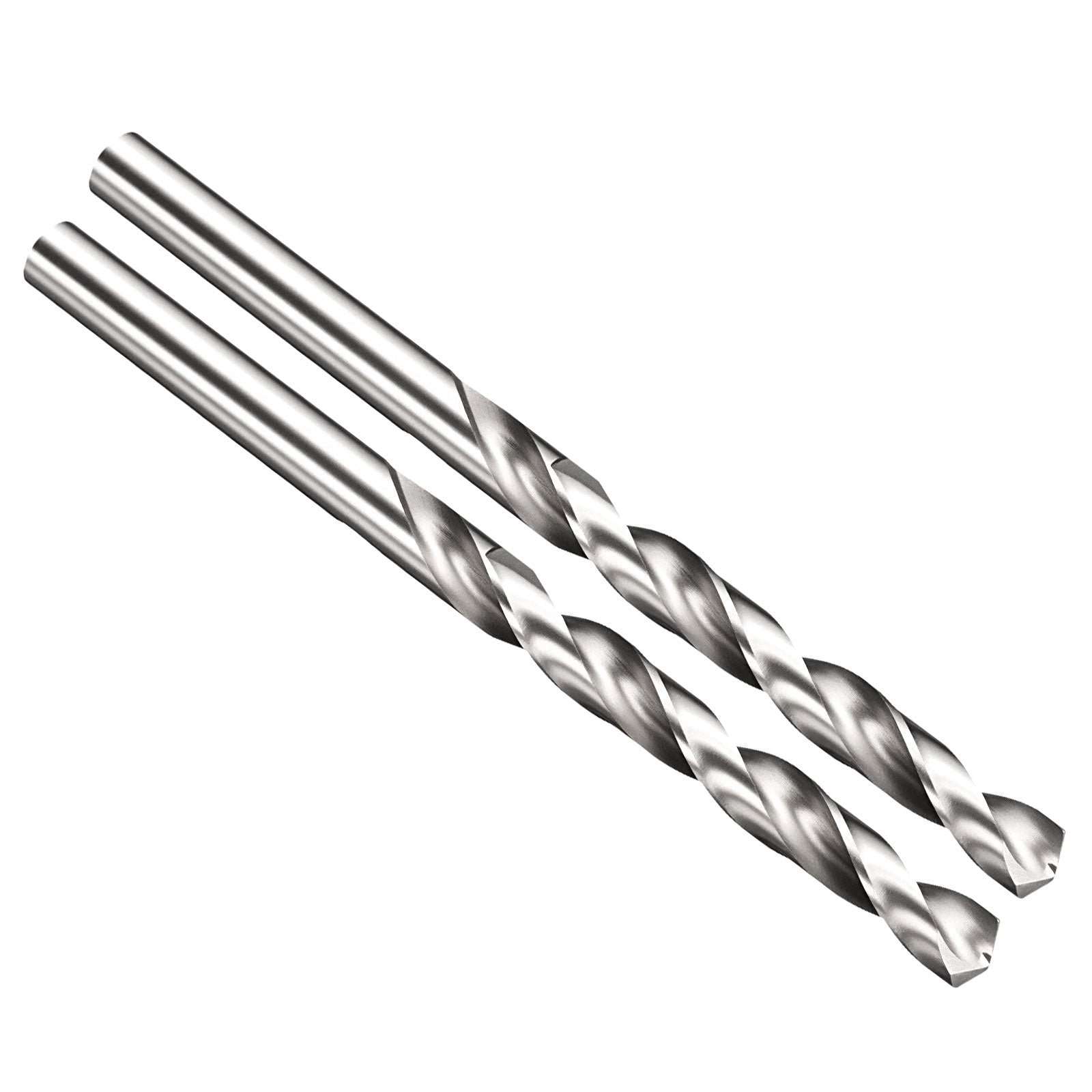 6.5mm Drill Bit Straight Shank 135° M2 HSS Uncoated Bright - 2 Pack ...