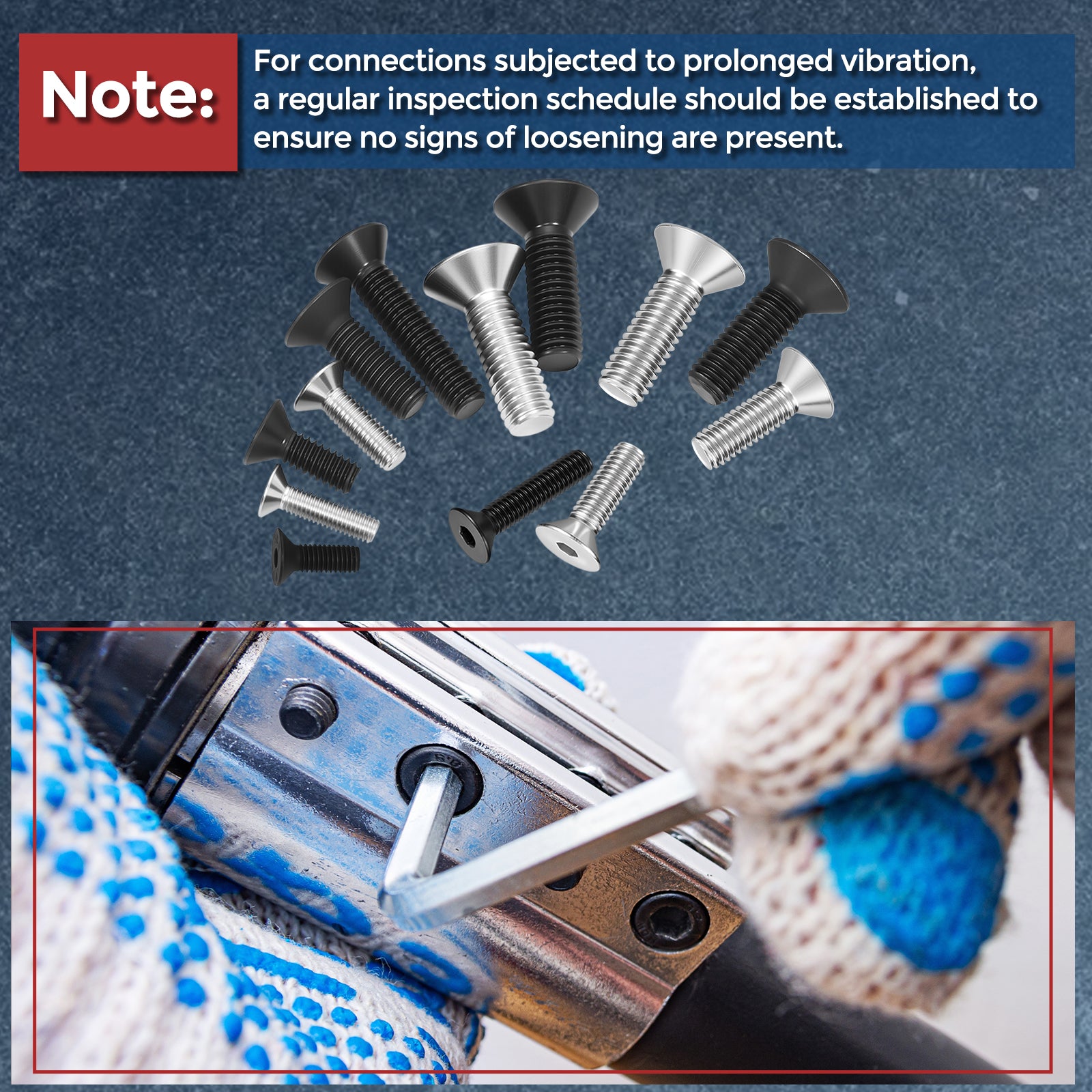 25Pcs Flat Head Socket Cap Screws-[1/4"x20x1"], 304 Stainless Bolts ...