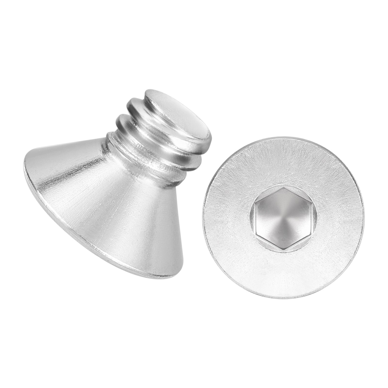 25Pcs Flat Head Socket Cap Screws-[#10x24x1/4"], 304 Stainless Bolts ...