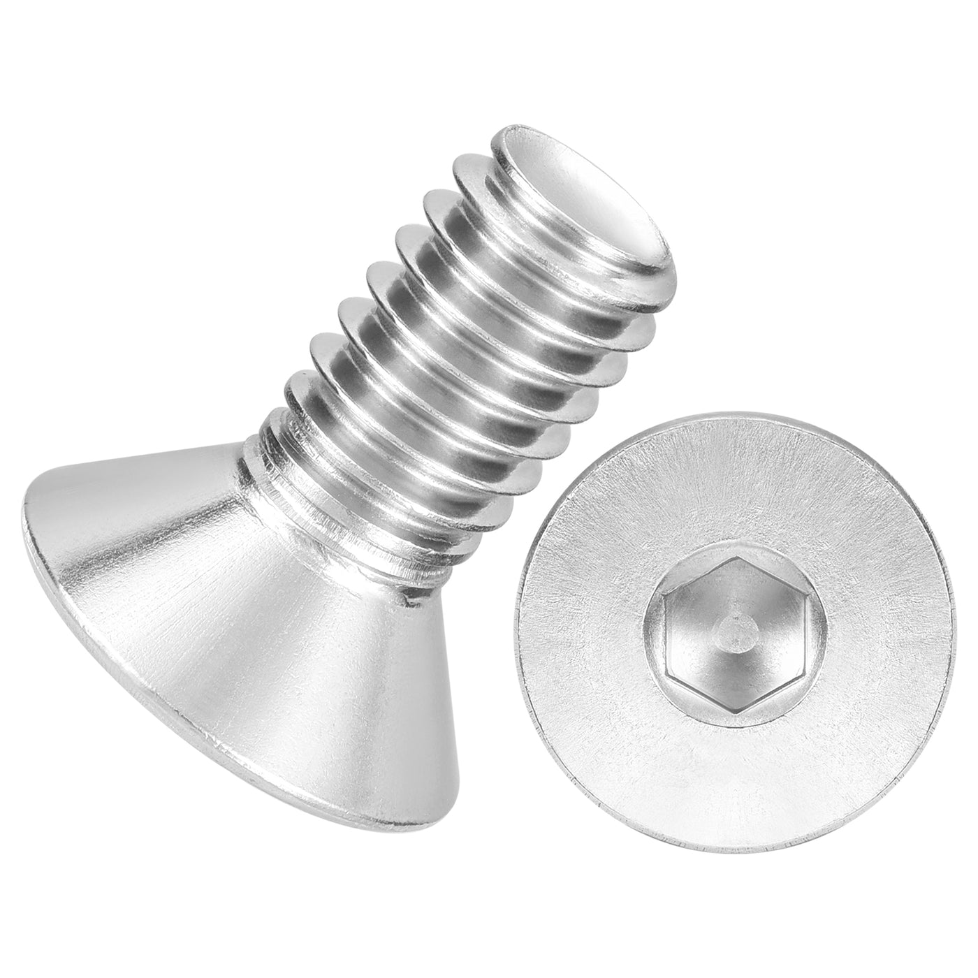 25Pcs Flat Head Socket Cap Screws-[5/16"x18x3/4"], 304 Stainless Bolts ...