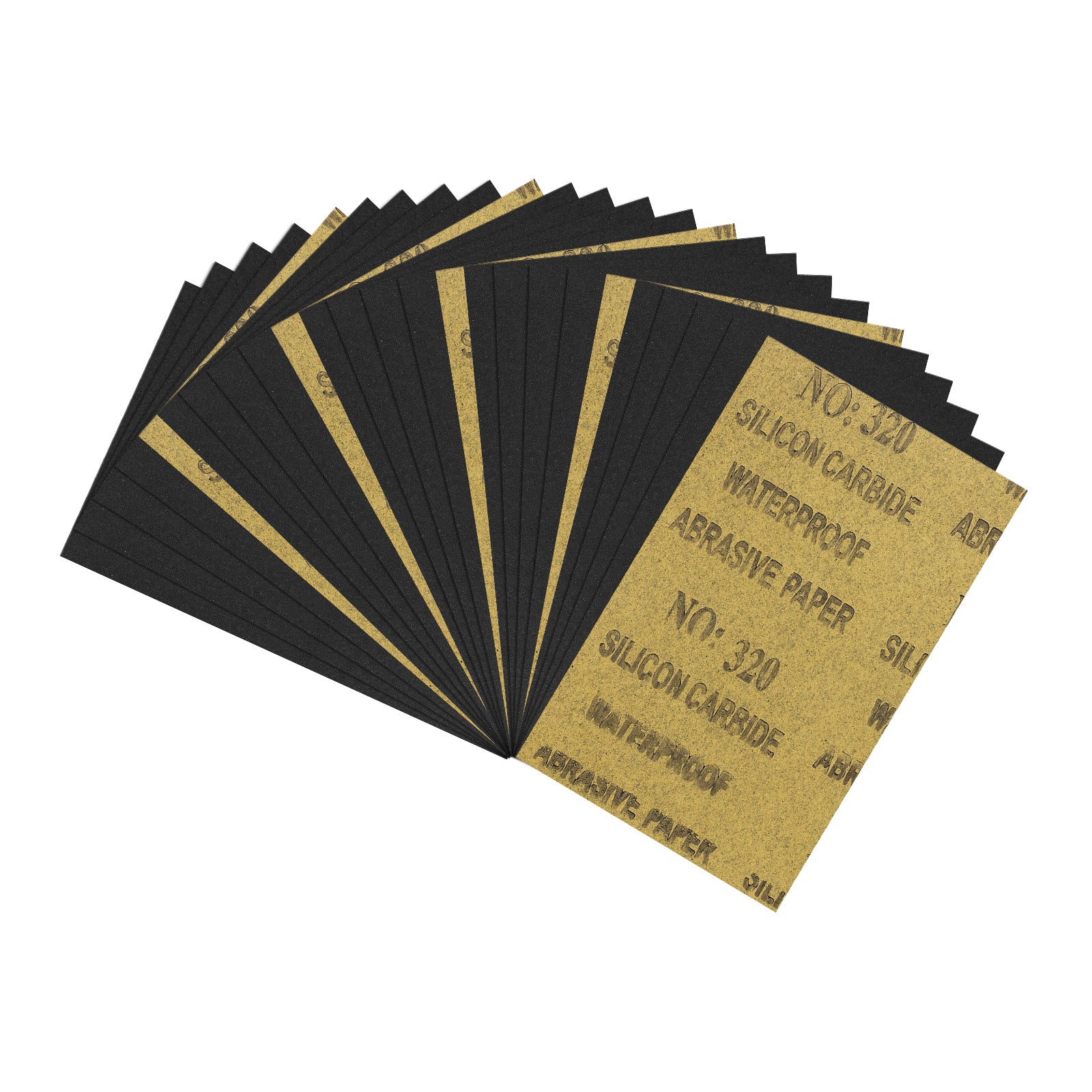 25pcs Sand Papers - [5.5 x 9 Inch x 320 Grits] Sandpaper Sheets ...