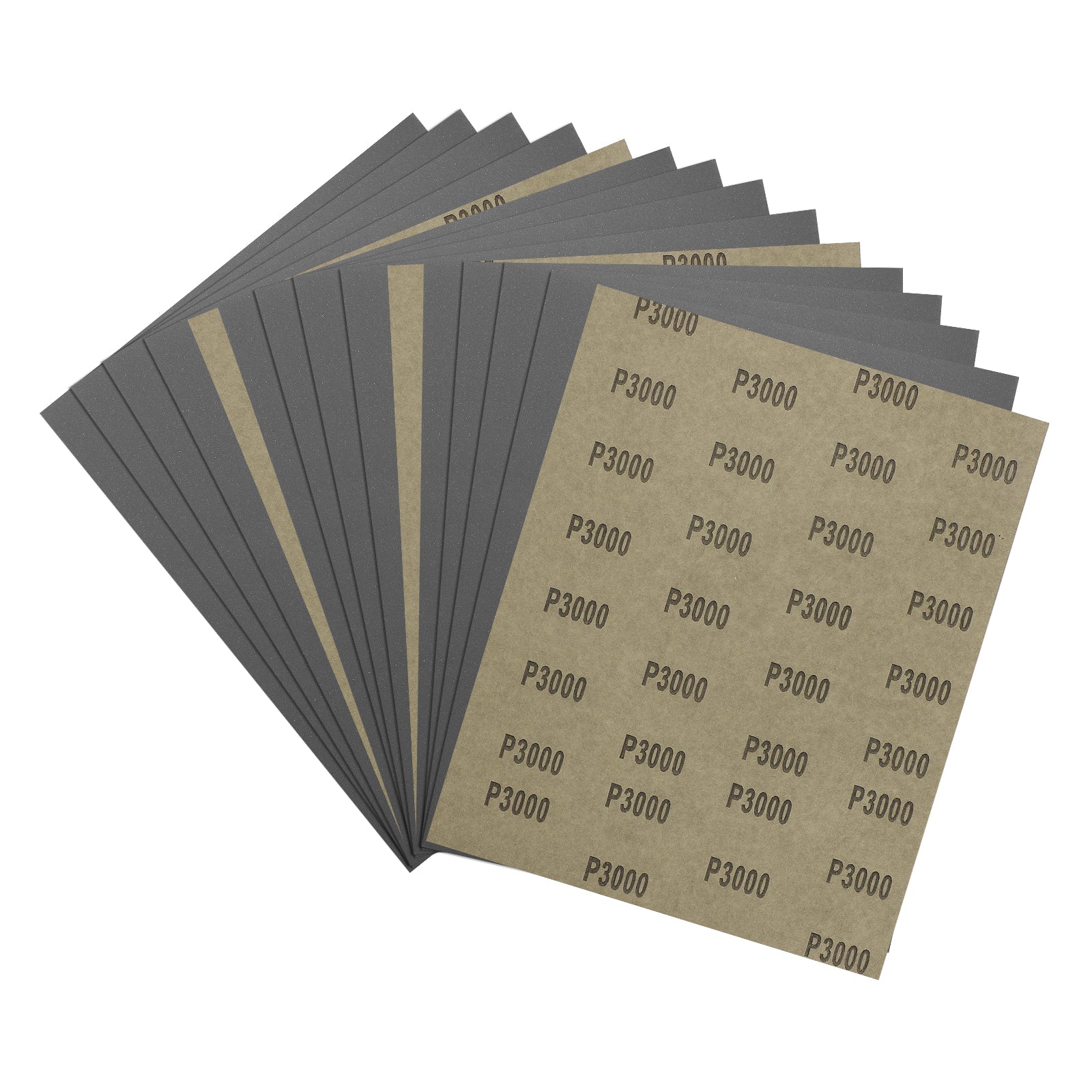 15pcs Sand Papers - [9 x 11 Inch x 3000 Grits] Sandpaper Sheets ...