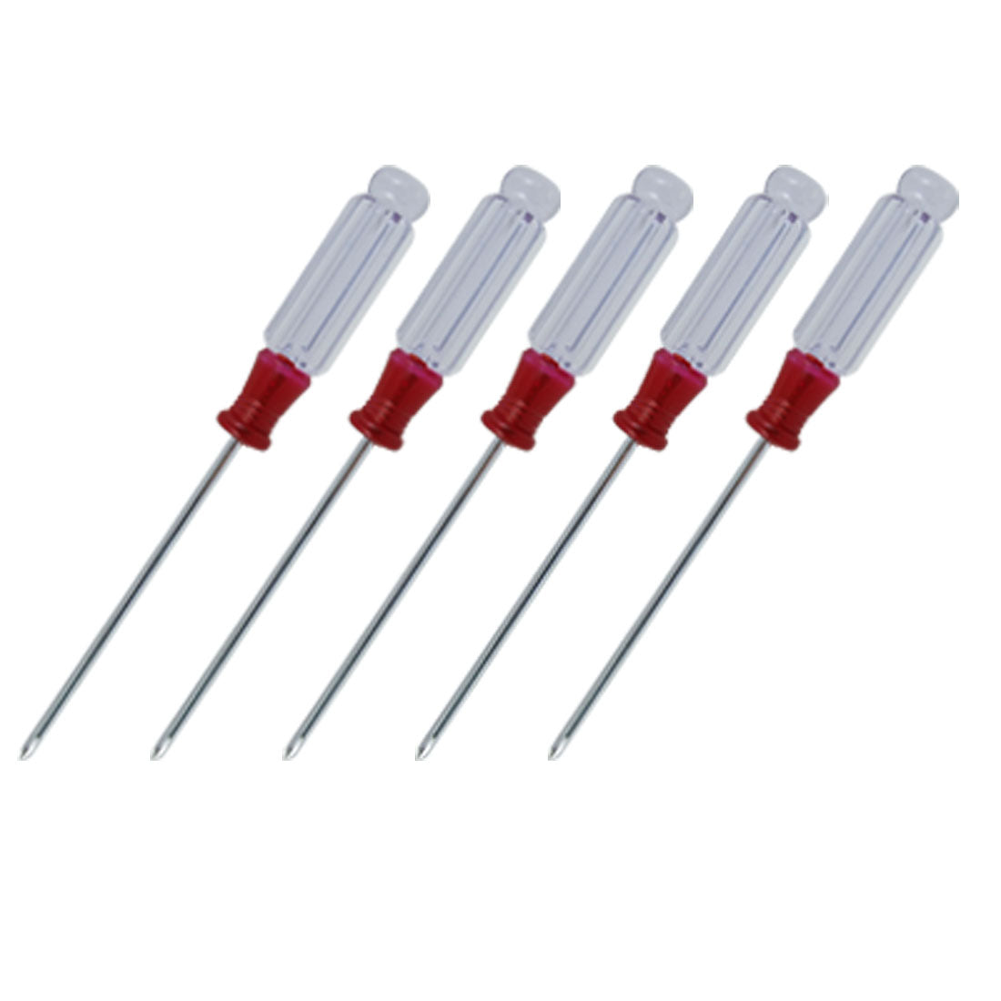 Uxcell 30pcs Small Clear Plastic Handle Phillips Screwdriver Hand Tool ...