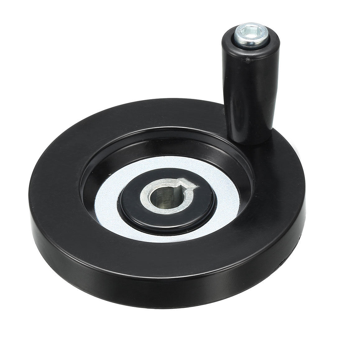 Uxcell 10 x 80mm Back Ripple Hand Wheel w Revolving Handle | Harfington
