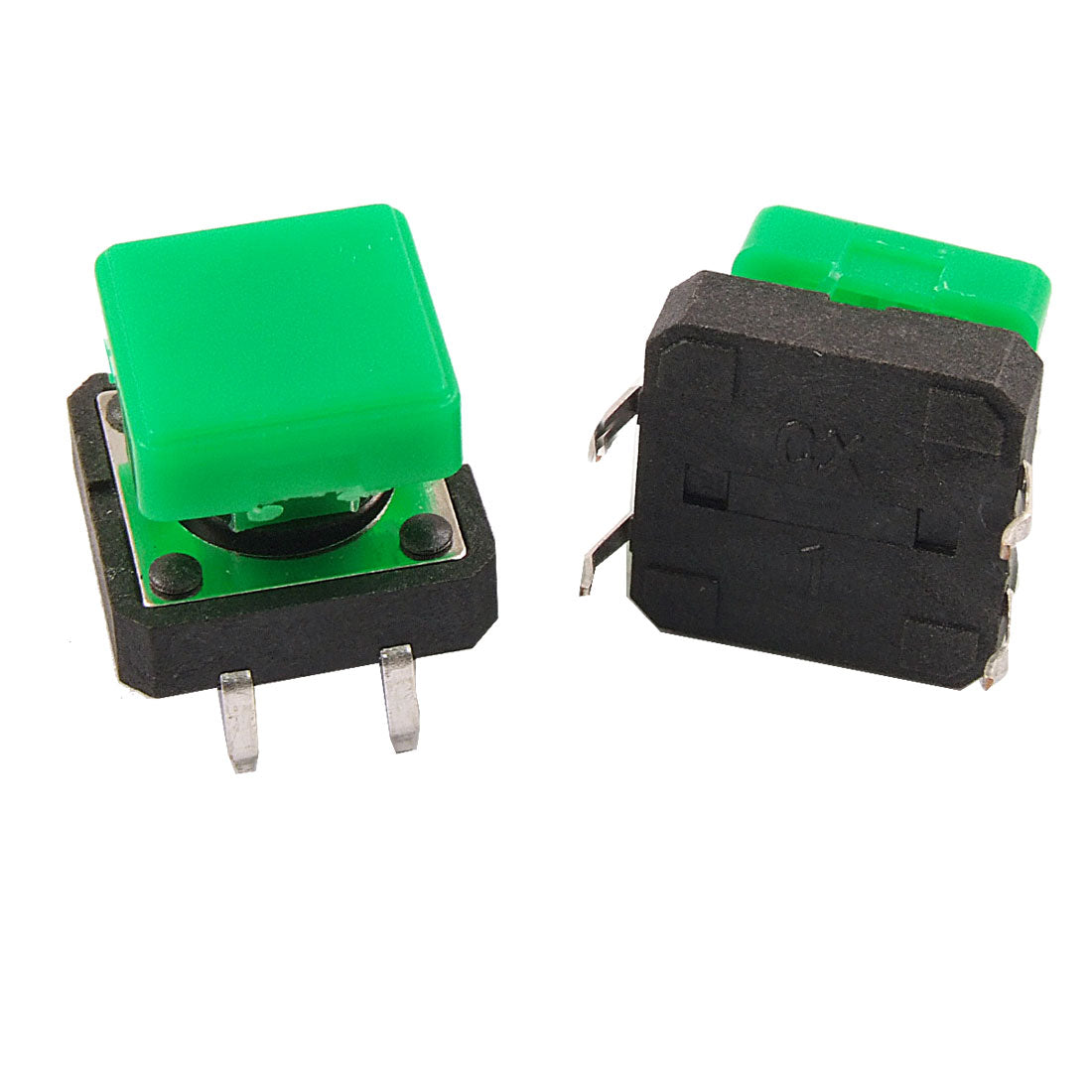 Uxcell 5 Pcs PCB Momentary Tact Push Button Switch 12 x 12mm x 13mm 4 ...