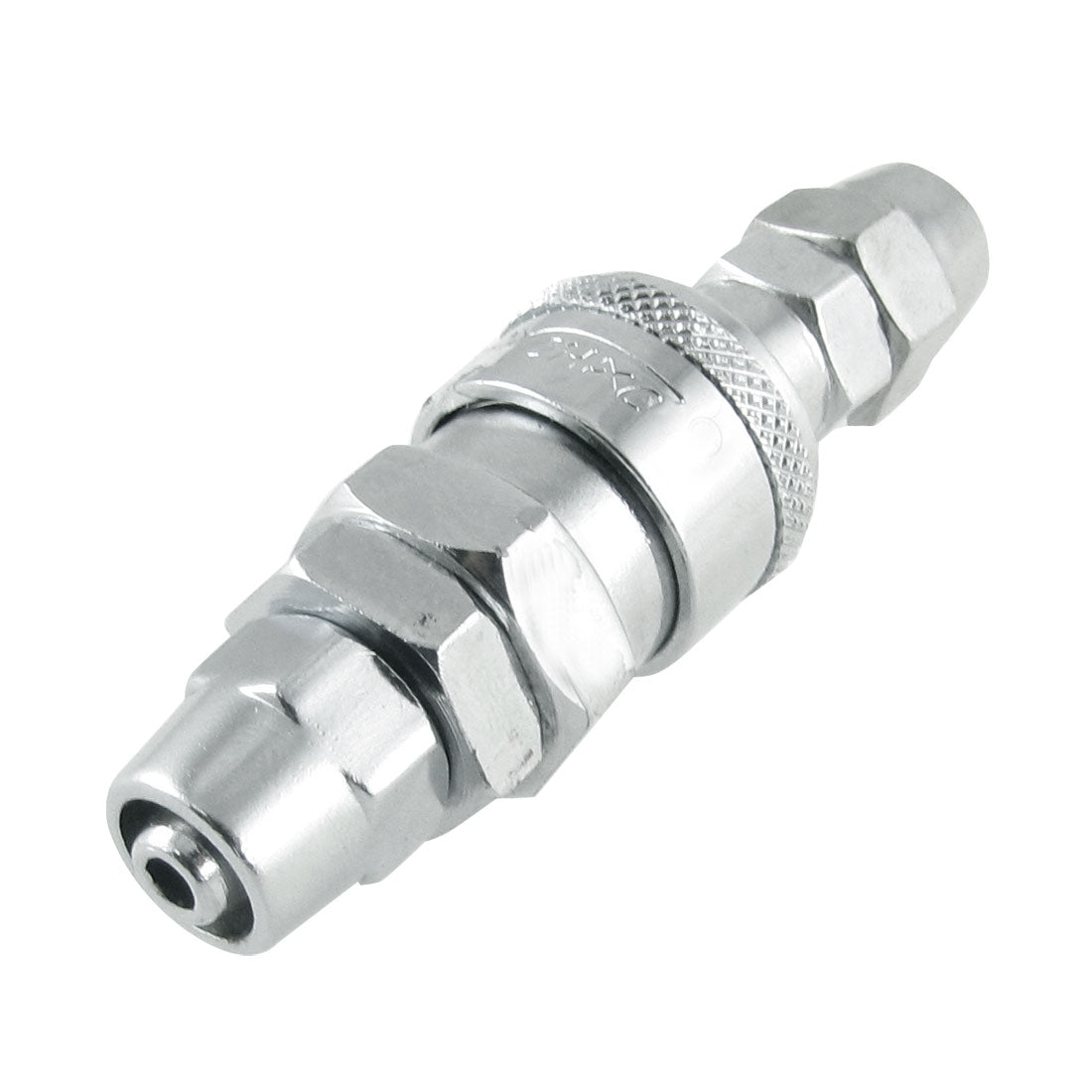 Pneumatic Pipe Fittings Metal Air Quick Silver Tone SP30+PP30 | Harfington
