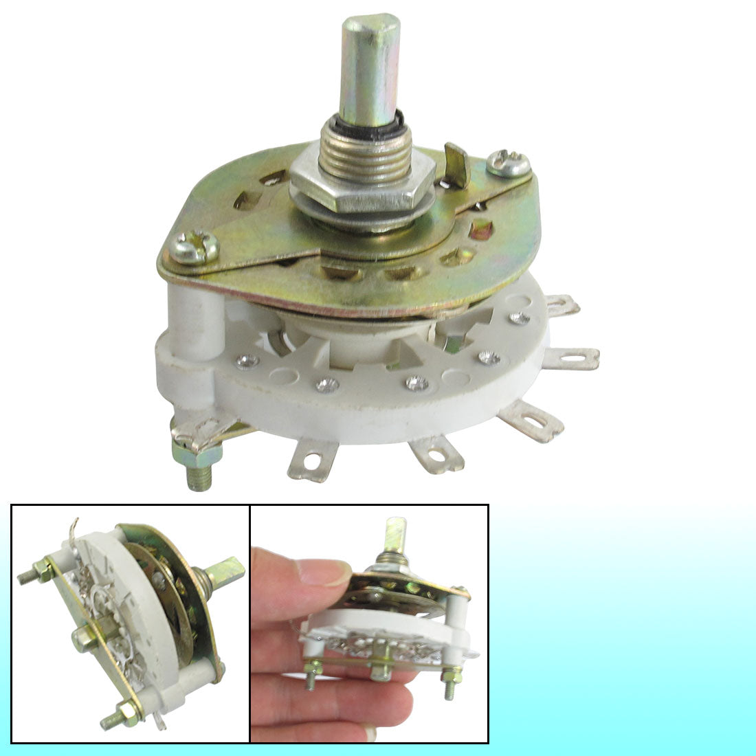 Uxcell Rotary Selector Switch 1 Pole 6 Positions 1 Deck 220V | Harfington