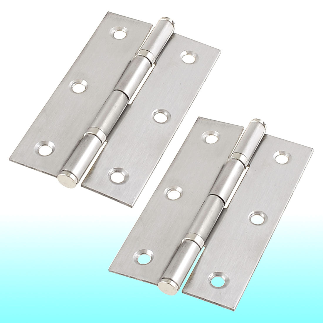 Uxcell Silver Tone Stainless Steel Foldable Rotating Cabinet Door Hinge ...