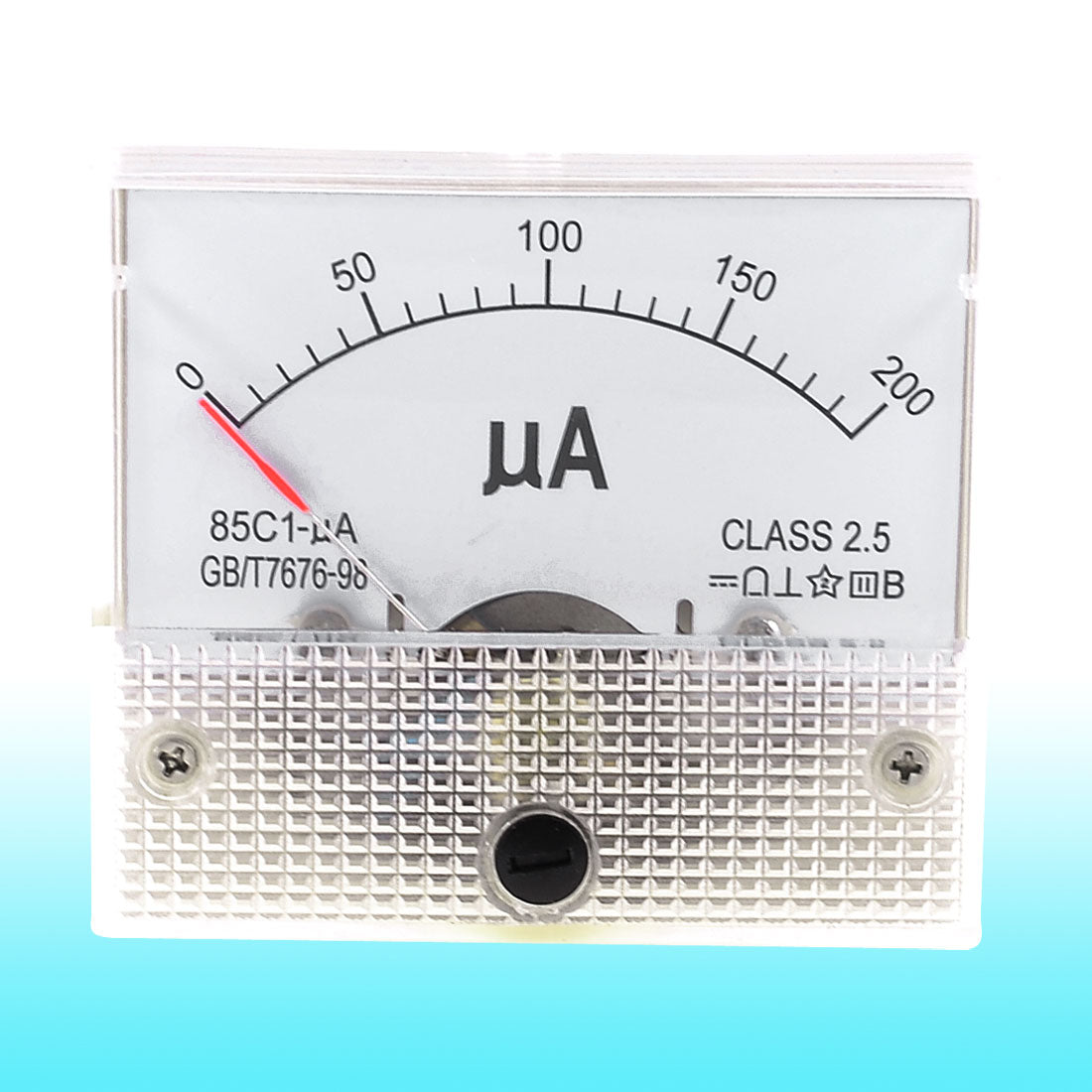 Uxcell 85C1-uA Panel DC 0-200uA Current Measuring Tool Analogue Meter ...