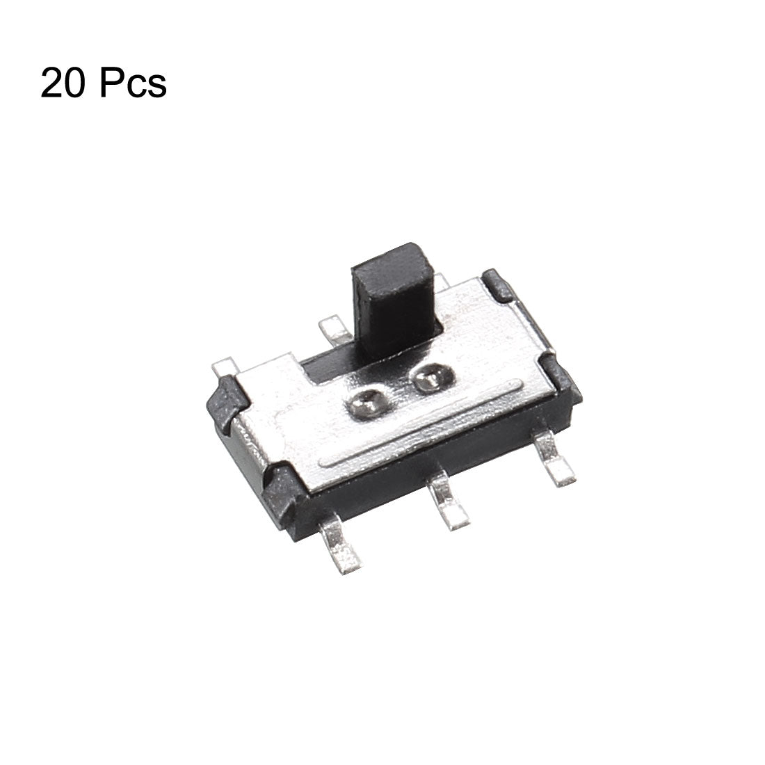 Uxcell 20 Pcs On/On 2-Position DPDT 2P2T 6 Pin Vertical Mini Surface ...