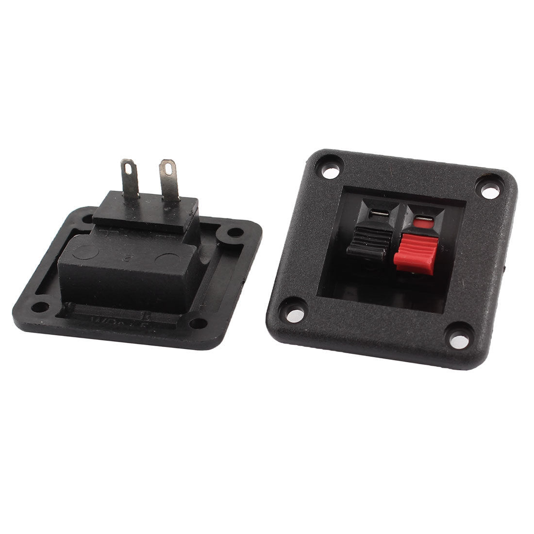 Uxcell 2Pcs Push In Type Square Speaker Terminal Connector 2 Positions ...