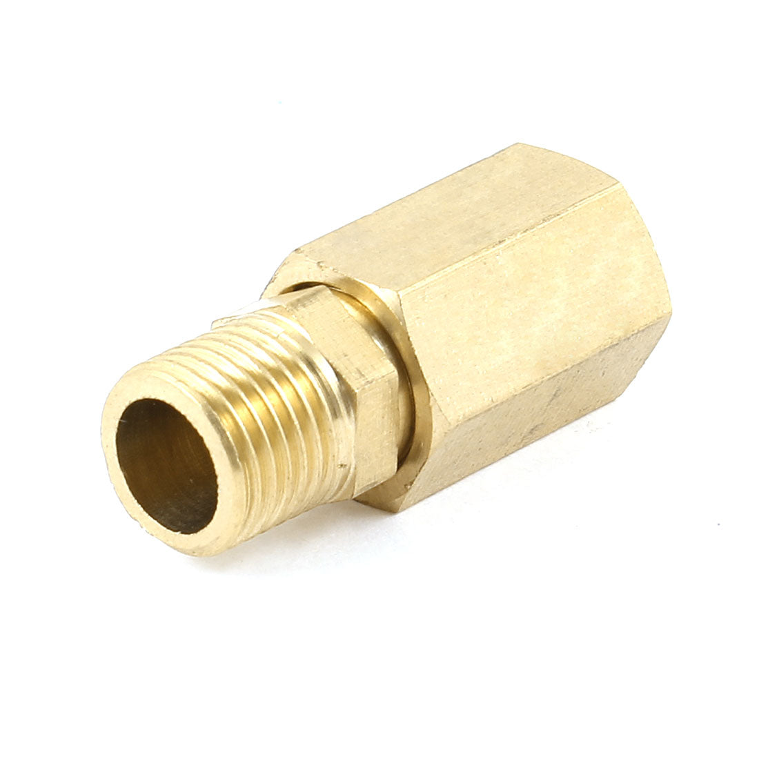 Uxcell Brass 12mm Female to 13mm Male Thread Reducer Pipe Adapter ...