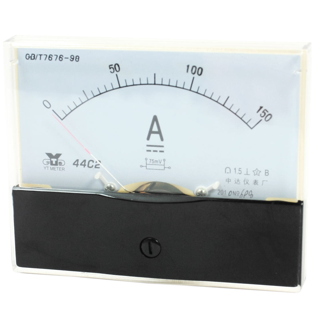 Uxcell Rectangle Measurement Tool Analog Panel Ammeter Gauge DC 0 ...