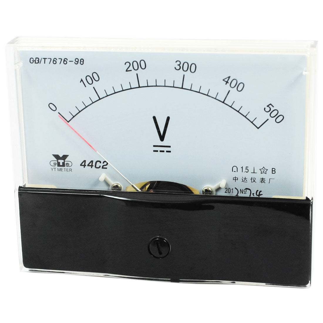 Uxcell 44C2 Rectangle Measurement Tool Analog Panel Voltmeter Volt ...