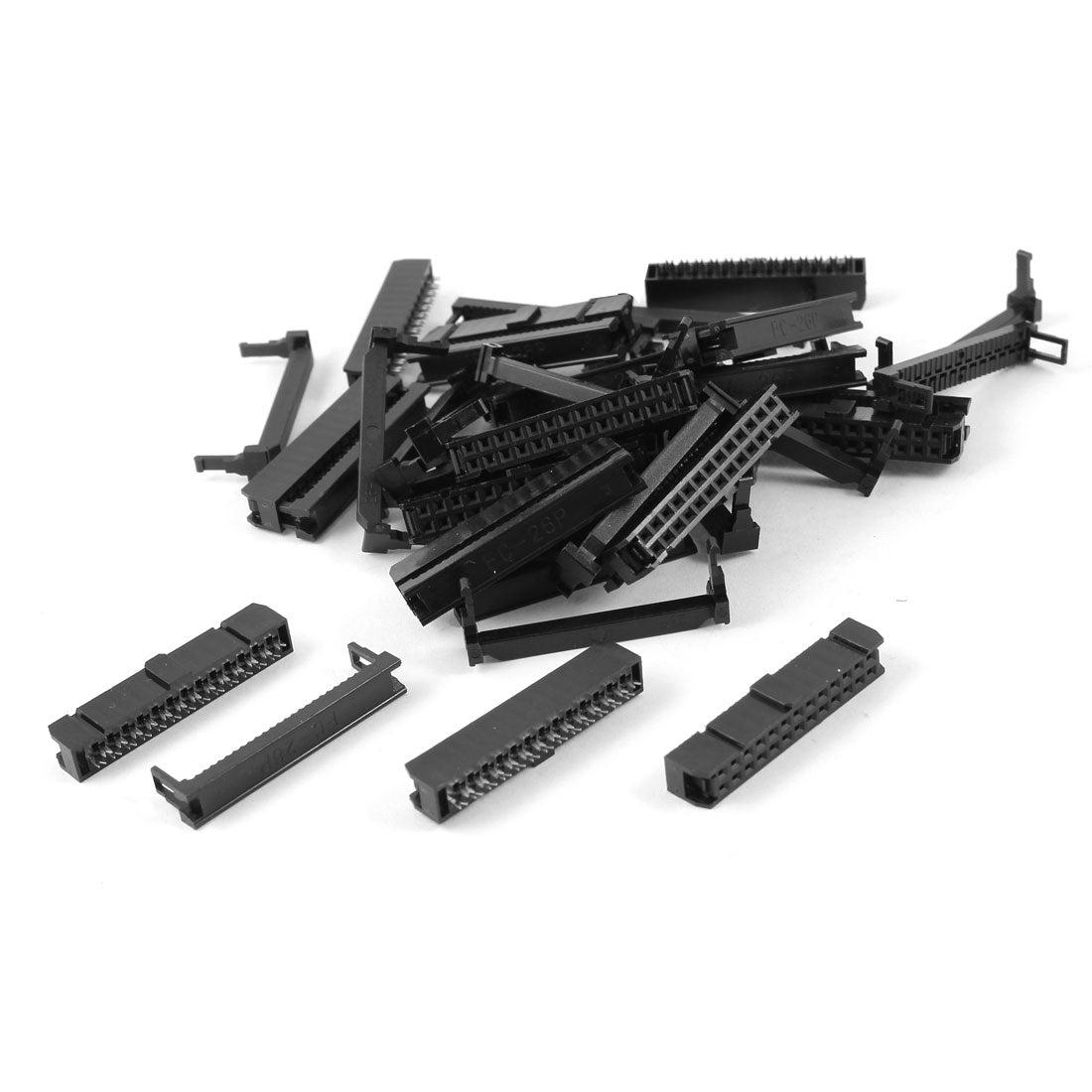 Uxcell 15 Pcs IDC Cable Connector FC-26P 26Pin Female Header 2.54mm ...