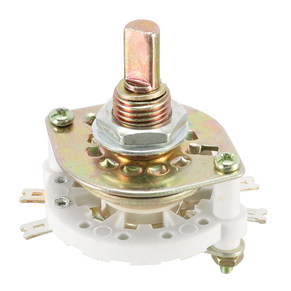 Uxcell 10mm Dia Panel Mounted Rotary Switch 1P7T 1 Pole 7 Throw KCZ-1x7 ...