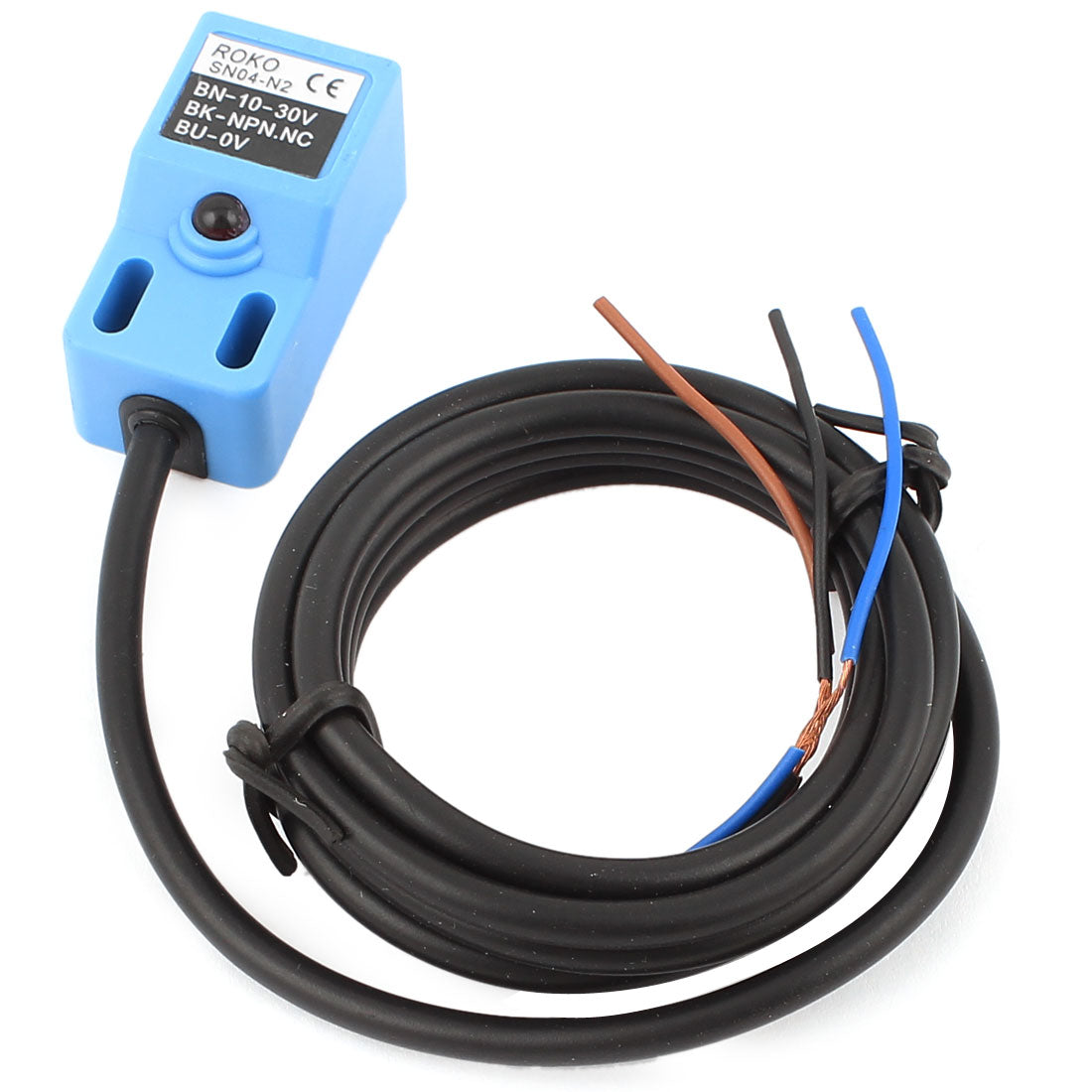 Uxcell SN04-N2 3-Wire 5mm Approach Sensor Proximity Switch NPN NC DC 10 ...