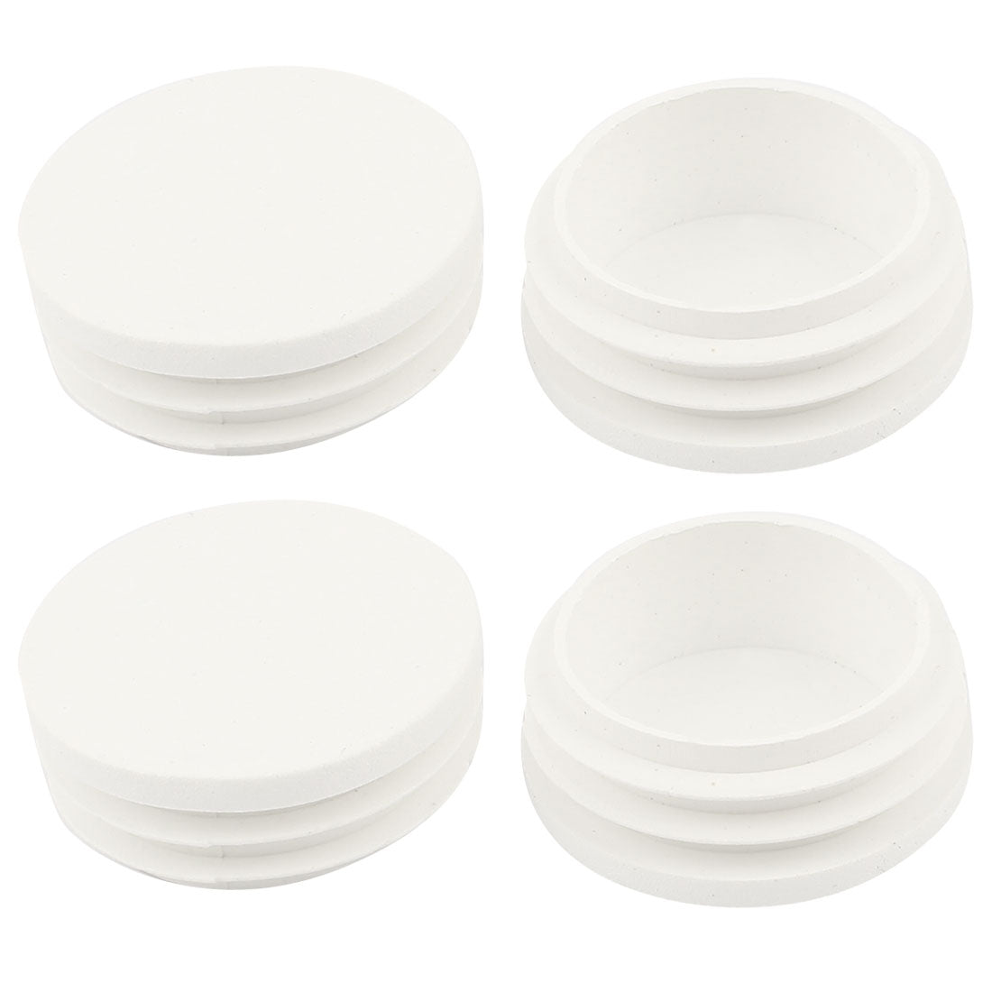 Uxcell Chair Table 37mm Round Plastic Blanking End Cap Tubing Tube ...