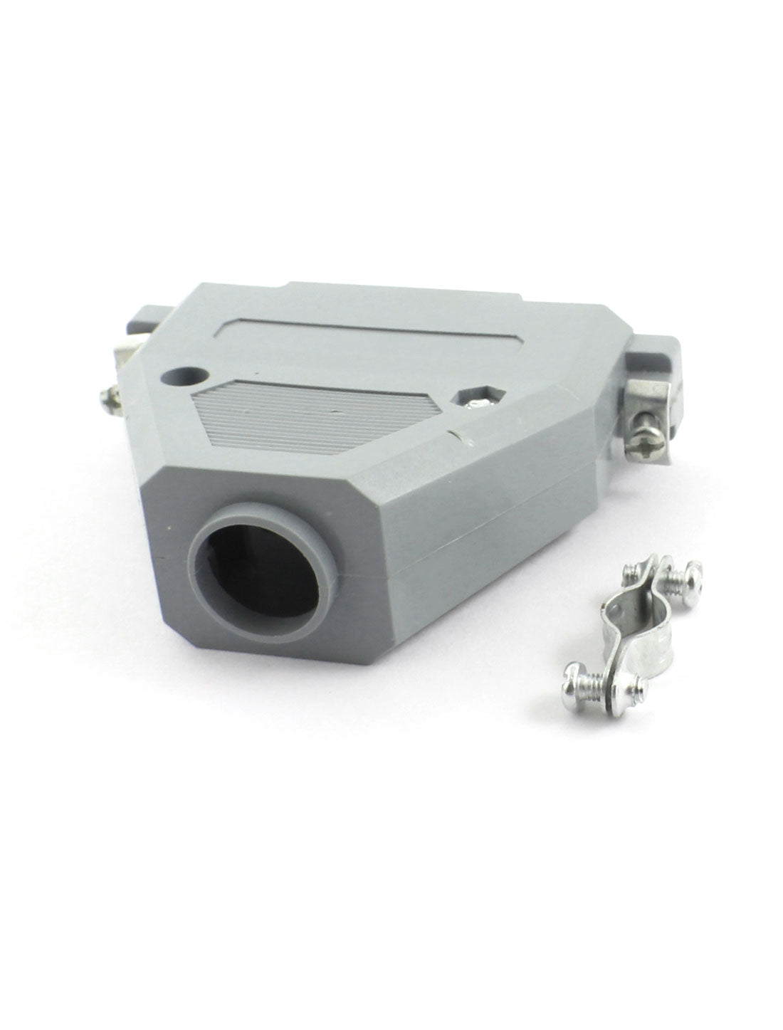 Uxcell RS232 D-SUB DB37 37-Pin Female Connector Gray Plastic Hood Cover ...