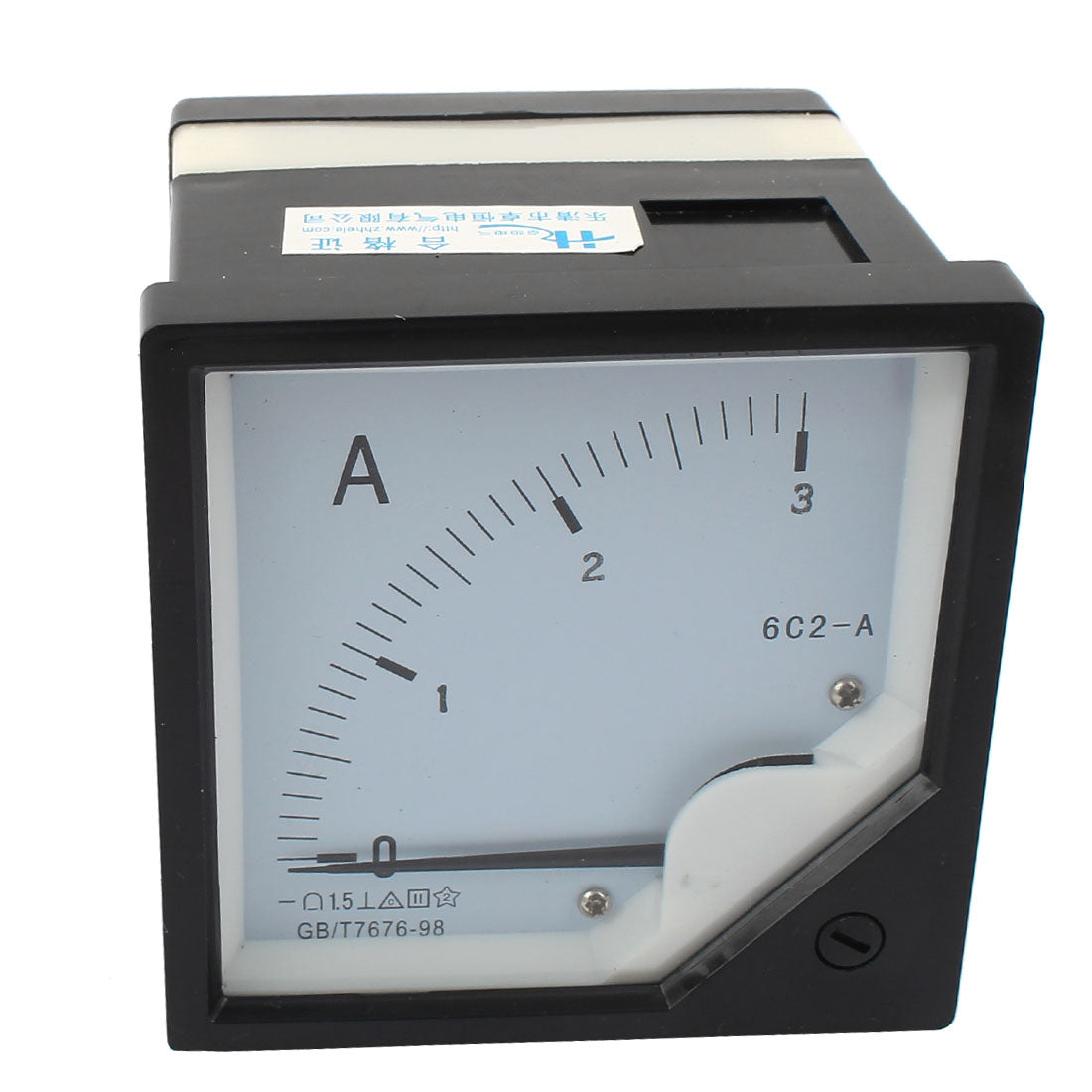 Uxcell DC 0-3A 6C2-A Direct Current Analog Ampere Panel Meter Class 1.5 ...