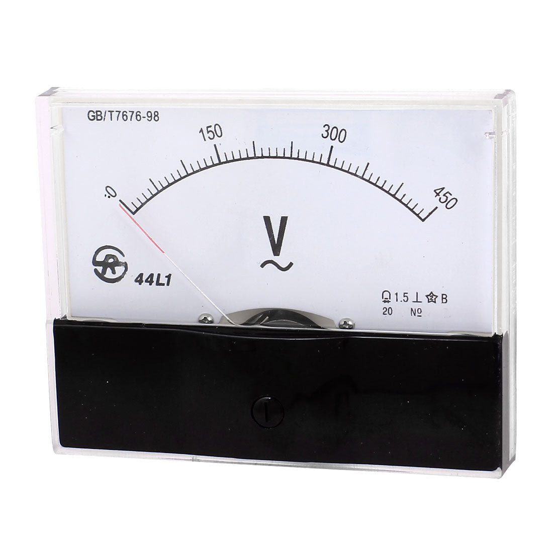 Uxcell Class 1.5 AC 0-450V Analog Voltage Voltmeter Panel Volt Meter ...