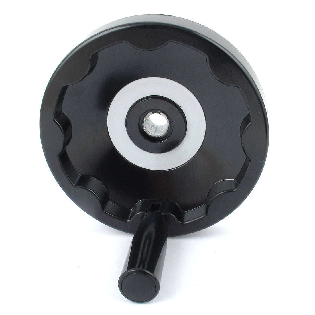 Uxcell 16mm x 160mm Inside Ripple Handwheel w Folding Revolving Handle ...