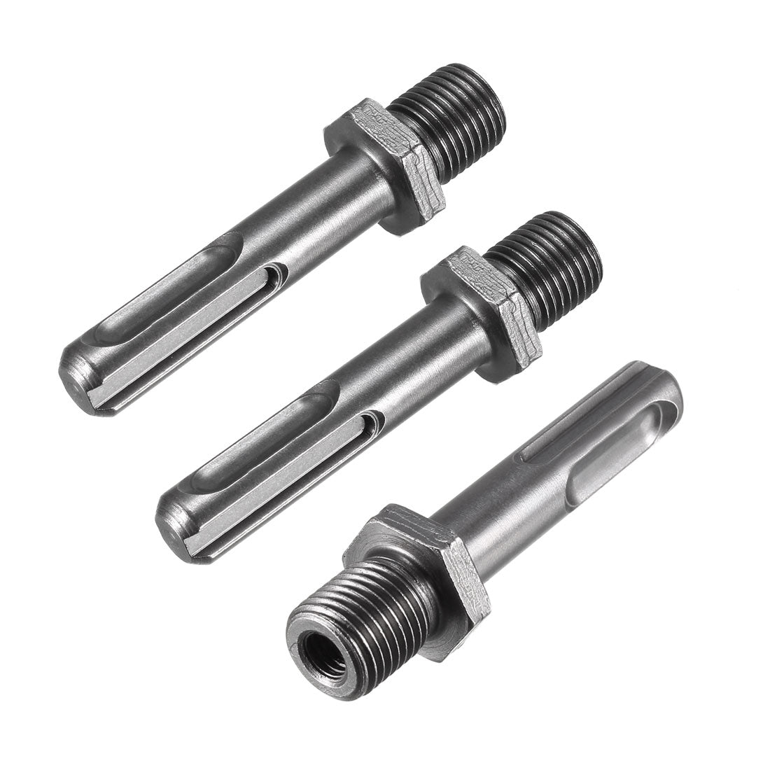 Uxcell 1/2" Male Thread 65mm Long Hex Nut Shank Drill Chuck Adapter ...