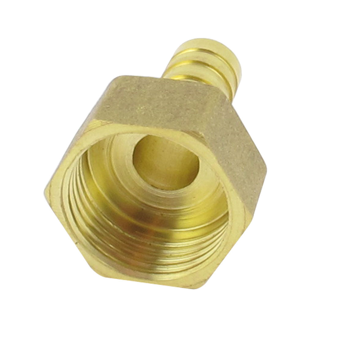 Uxcell 20mm Female Thread Brass Straight Bard Hose Connector for 10mm ...