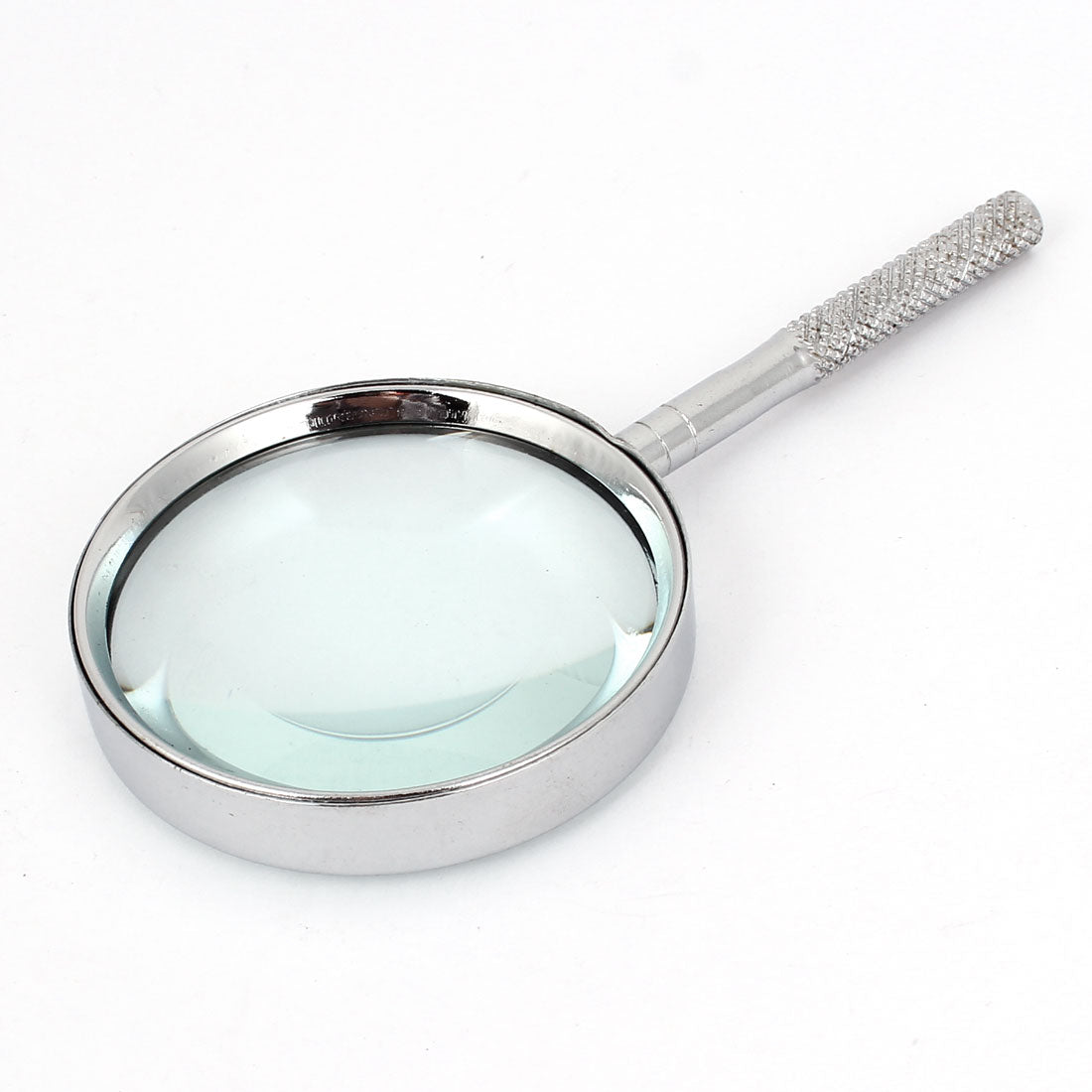 Uxcell Handheld Metal Shell 60mm Dia Lens 4X Magnifying Glass Magnifier ...